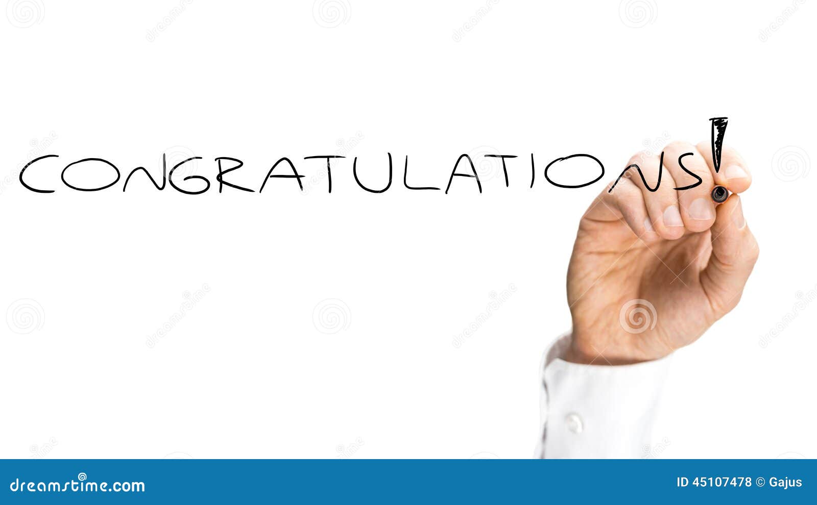 Congratulations stock photo. Image of screen, admiration - 45107478