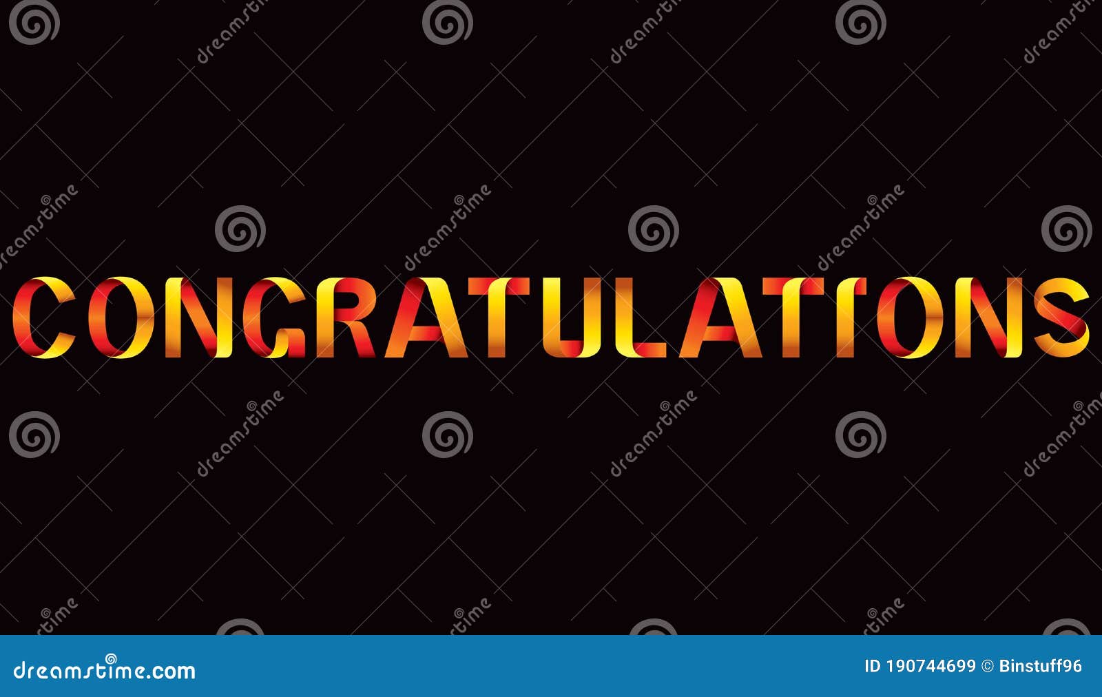 Congratulations Colorful Background. Stock Vector - Illustration of ...