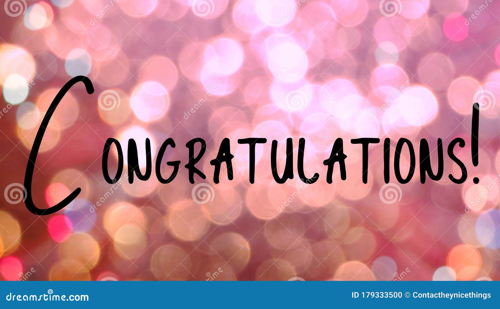 Congratulations Congrats Congratulate Text Stock Illustration ...