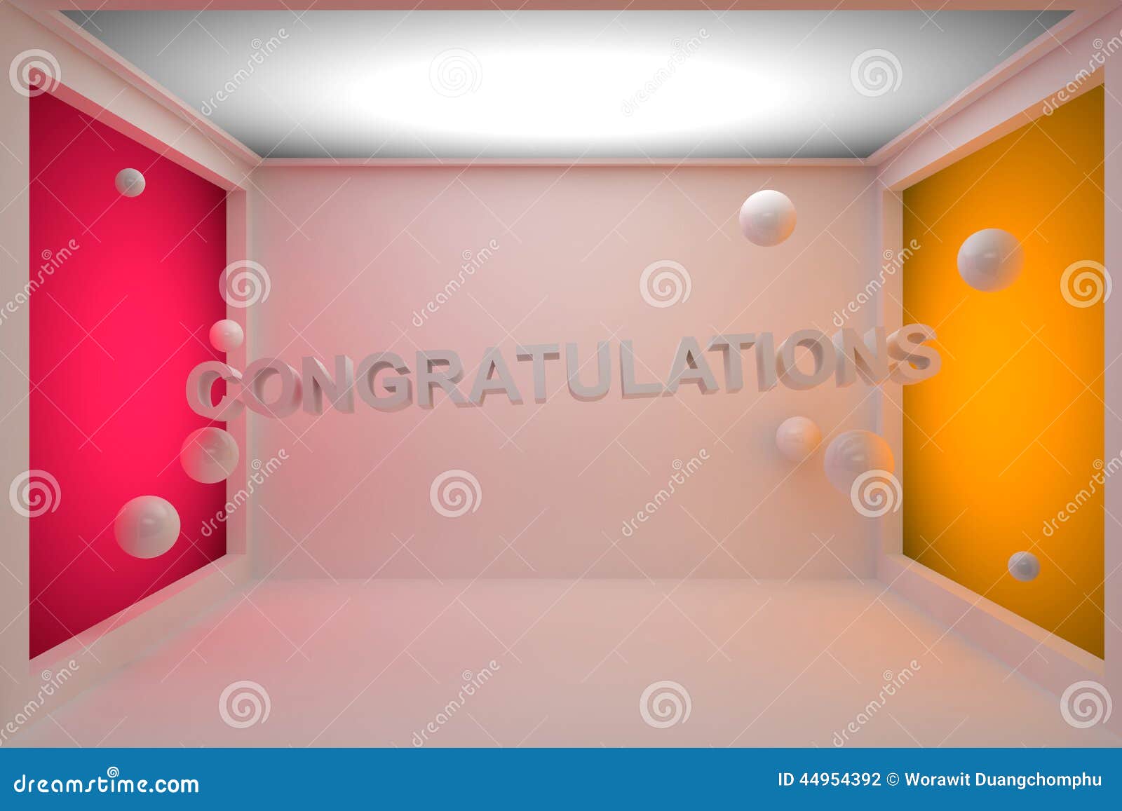 Congratulations 3D stock illustration. Illustration of shadows - 44954392