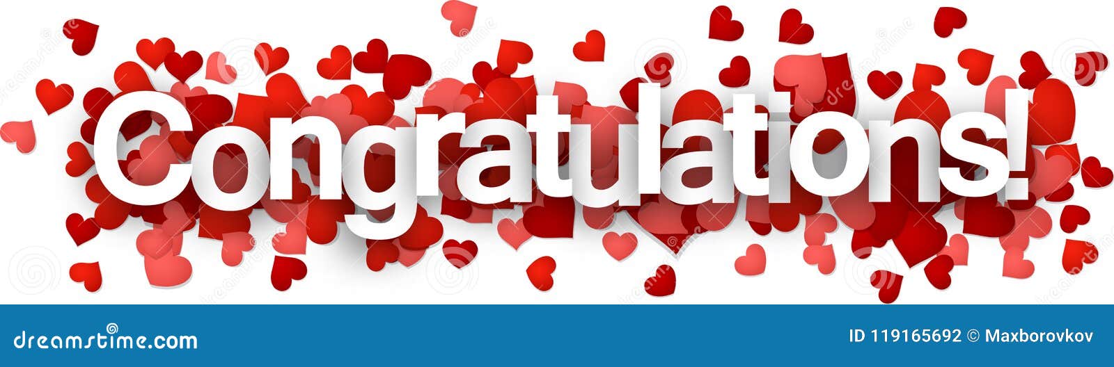 Congratulations 3d sign. stock vector. Illustration of card - 119165692