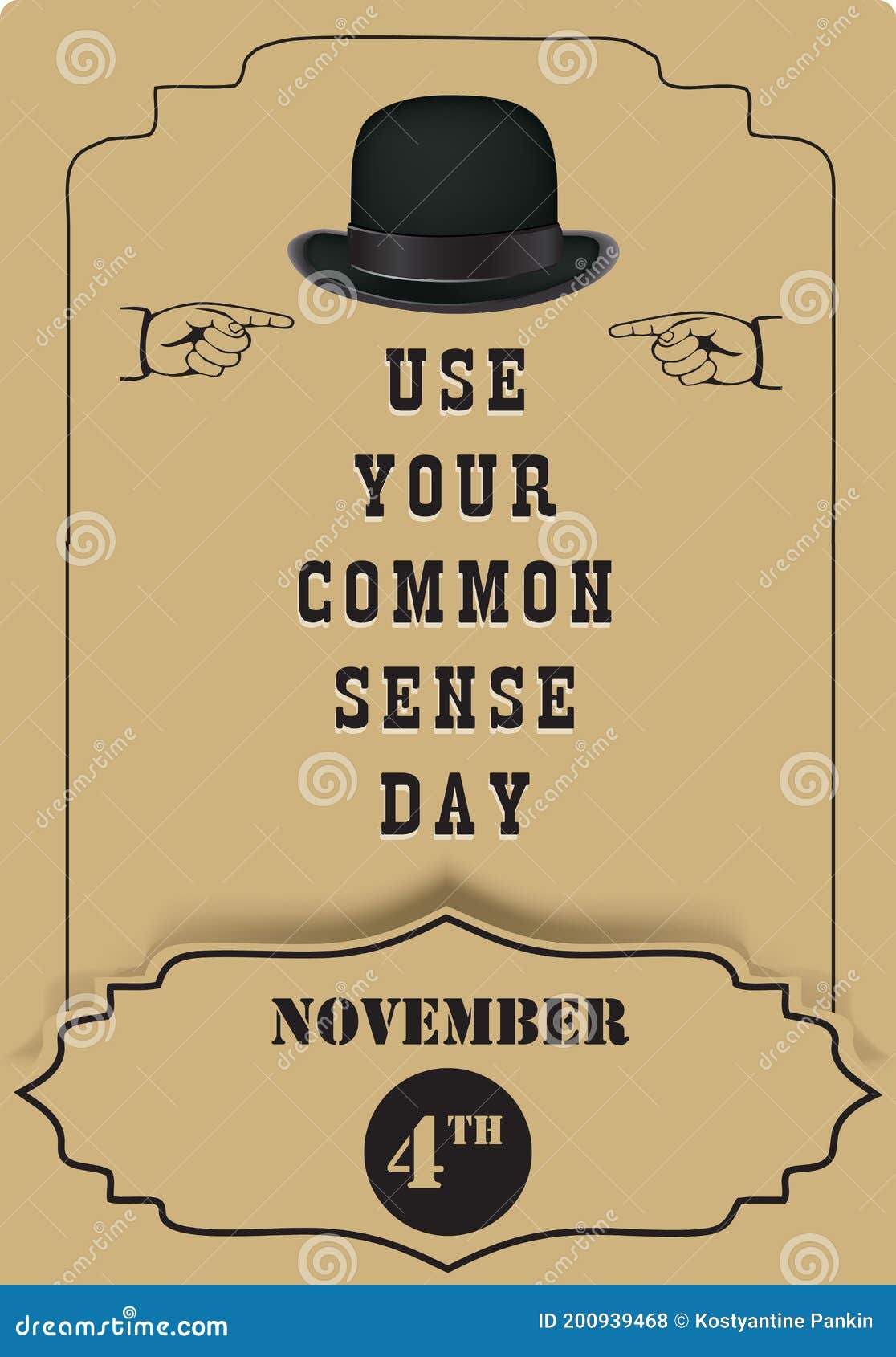 Use Your Common Sense Day stock vector. Illustration of business ... Use Your Common Sense Day stock vector. Illustration of business ...