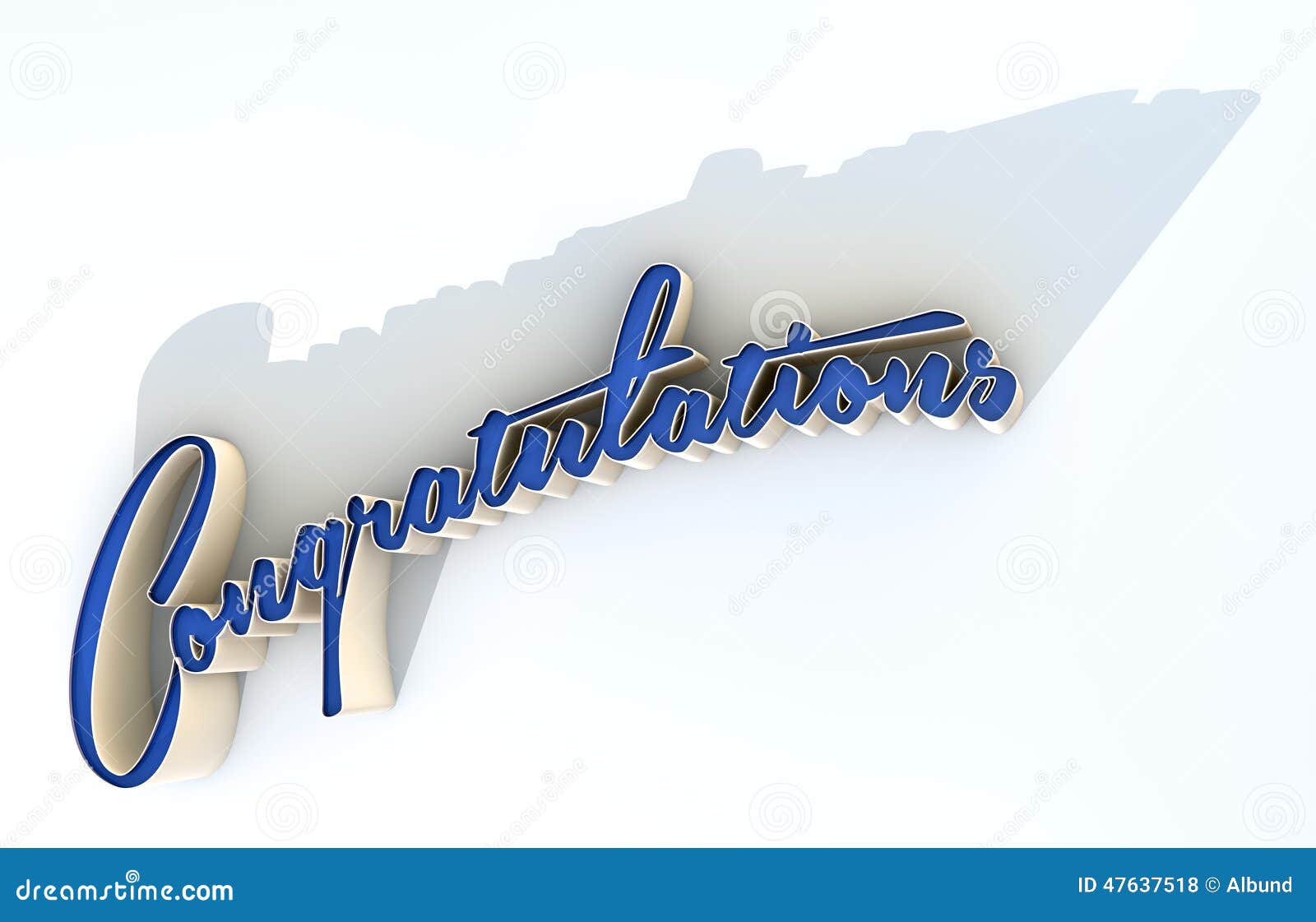 Congratulations Extruded Text Stock Photography | CartoonDealer.com ...