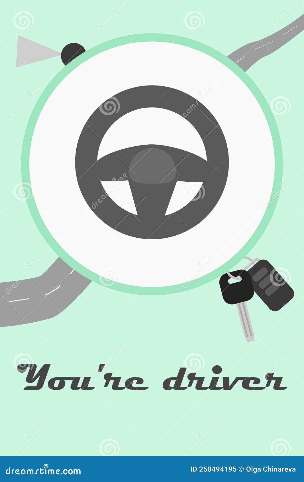 Congratulations on Getting a Driver License Stock Vector - Illustration ...