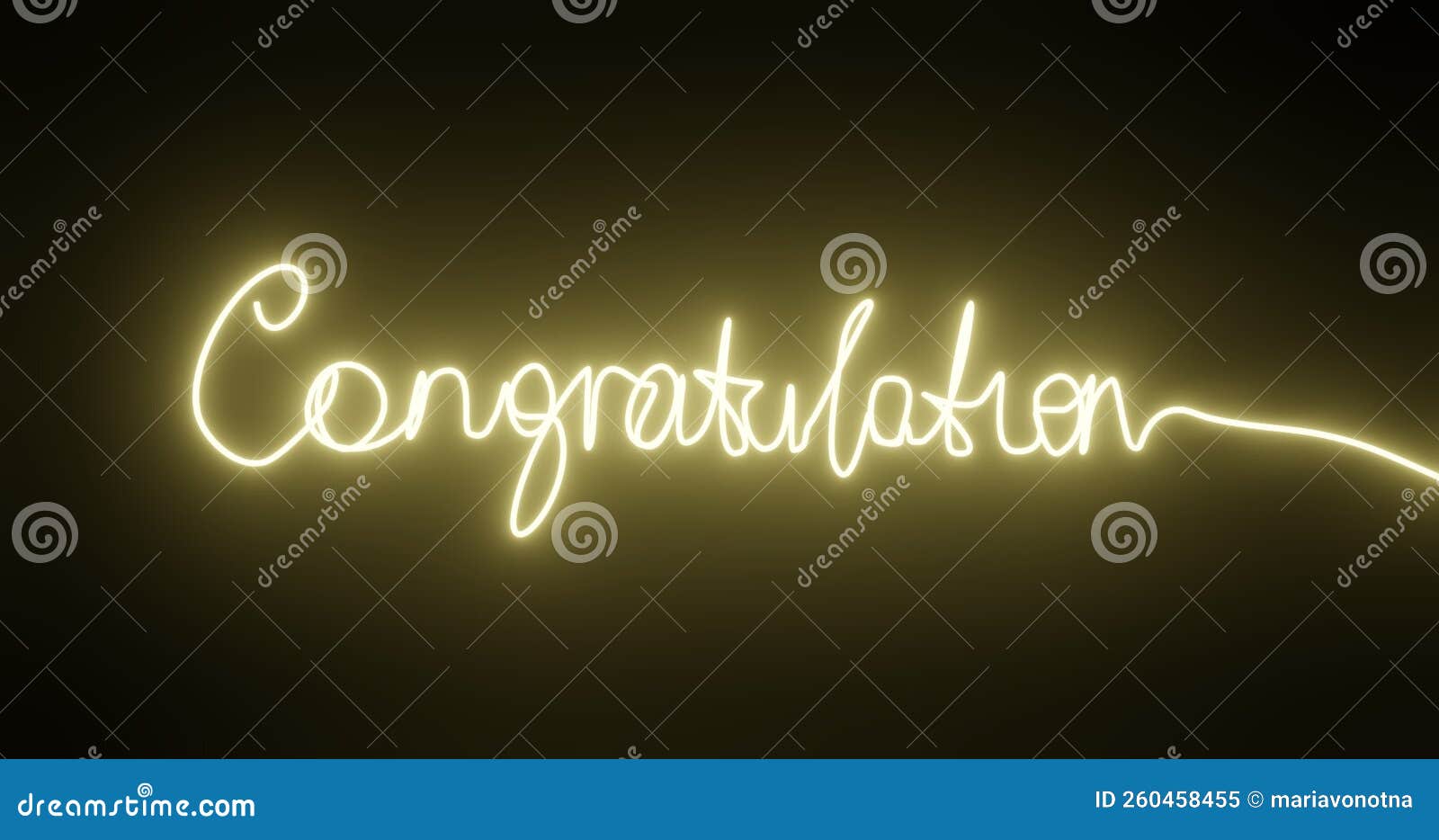 Congratulations Golden Light String Text Animation Stock Video - Video ...