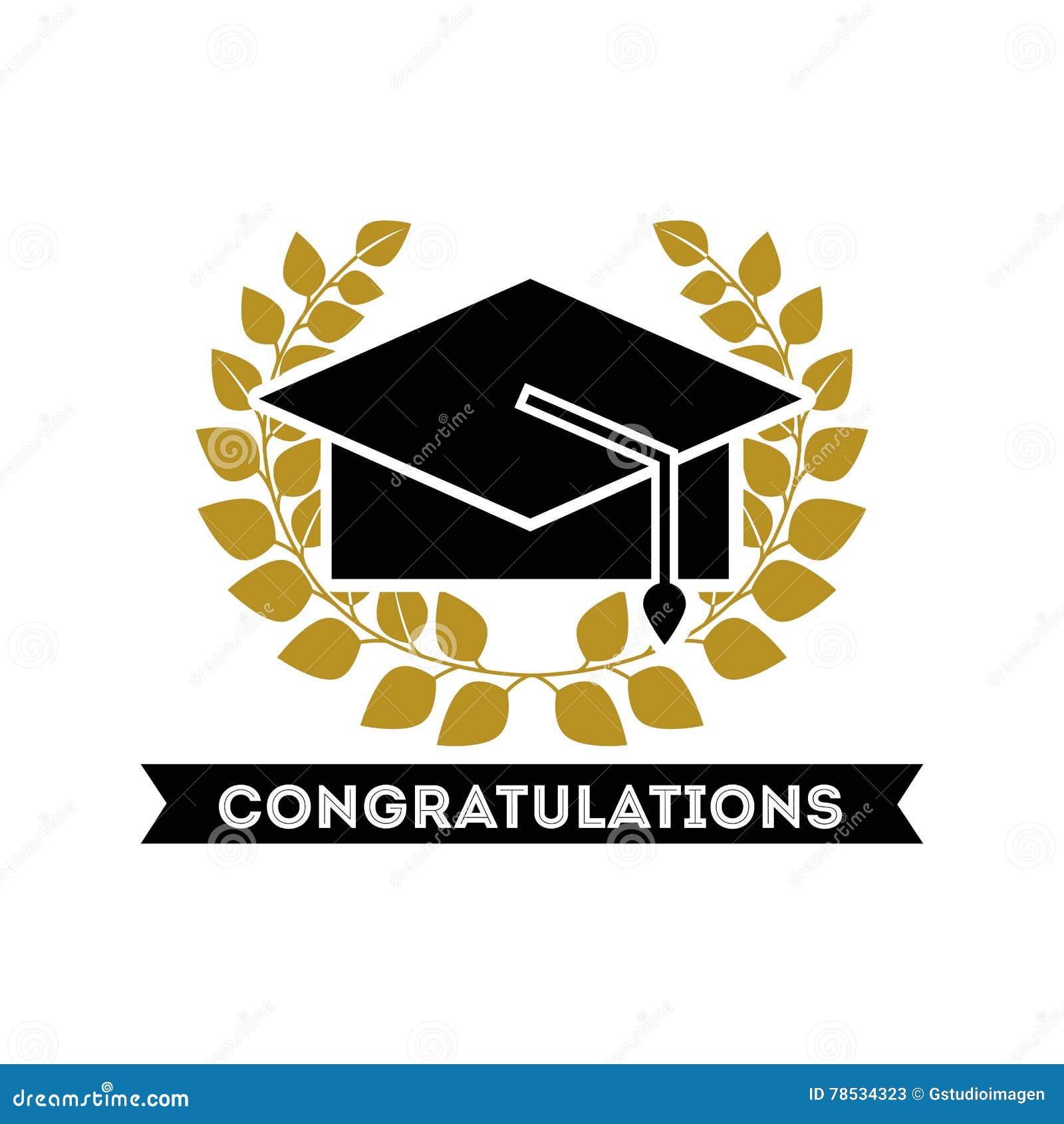 Congratulations Grad! Vector Lettering For Graduation Design ...