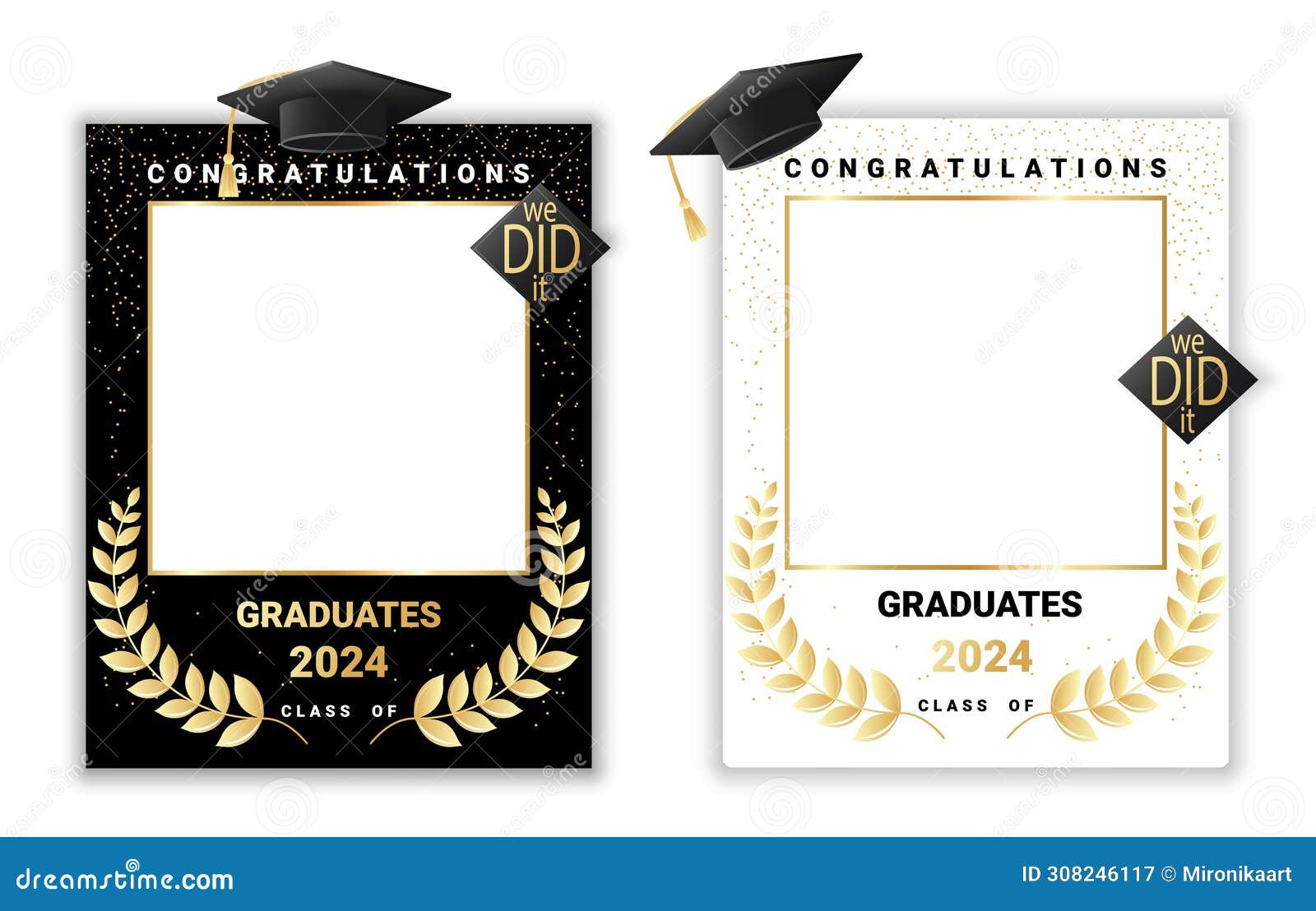 Congratulations Graduates Class of 2024 Photo Booth Props Set ...