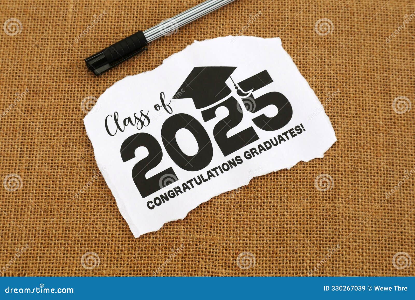 Congratulations Graduates On Top Of Balloons With Blue Sky Background ...