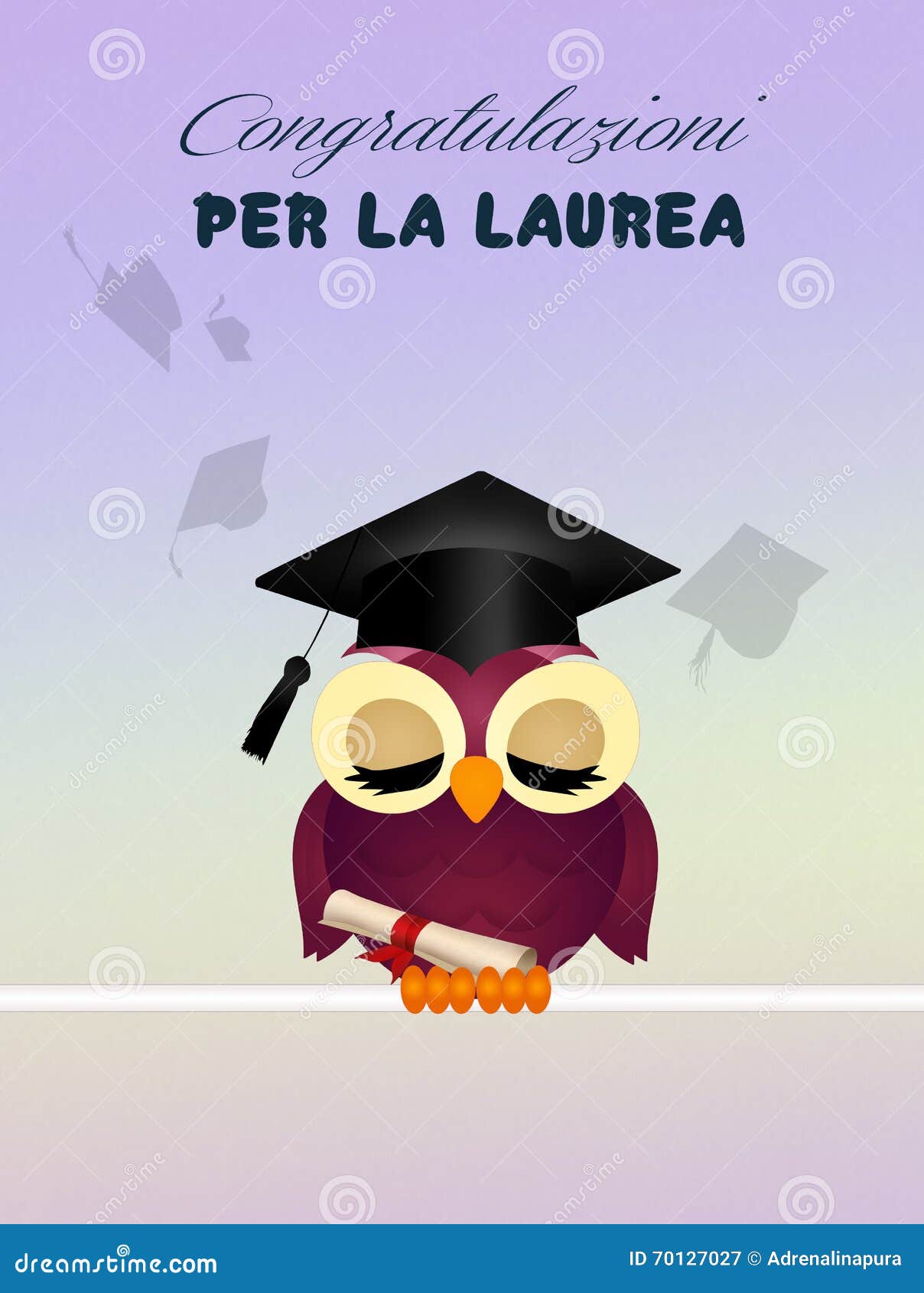 Congratulations for Graduation Stock Illustration - Illustration of ...