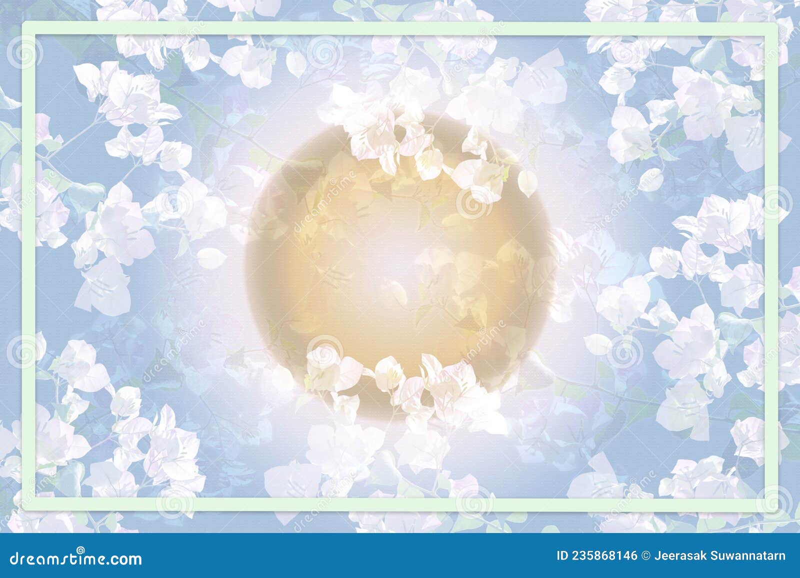 Congratulations Greeting Card with Flowers and Sun Background Stock ...
