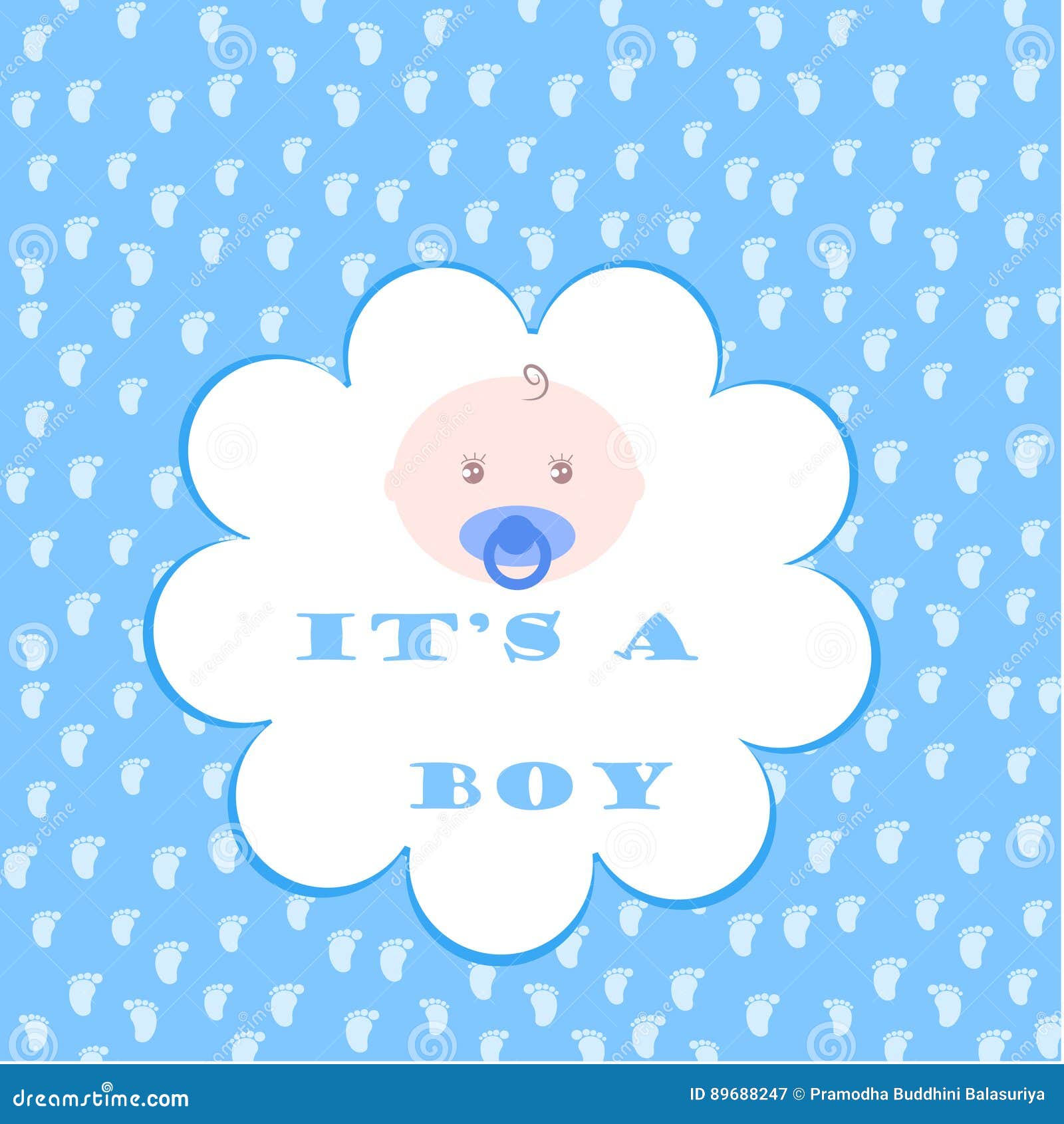 Congratulations Its A Boy Cartoon Vector | CartoonDealer.com #89688247
