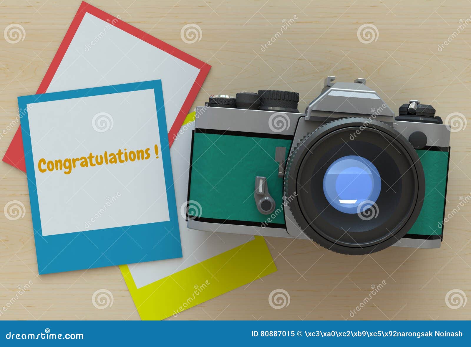 Congratulations, Message on Photo Frame Stock Image - Image of success ...