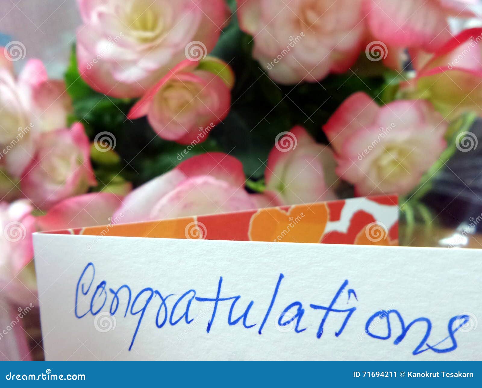 Congratulations message stock image. Image of paper, tion - 71694211