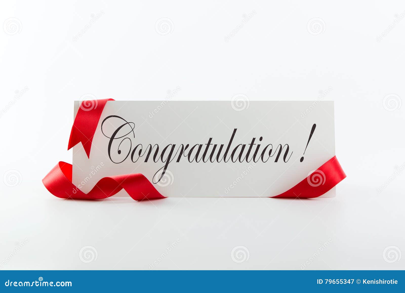 Congratulations Note or Greeting Card Stock Image - Image of ...