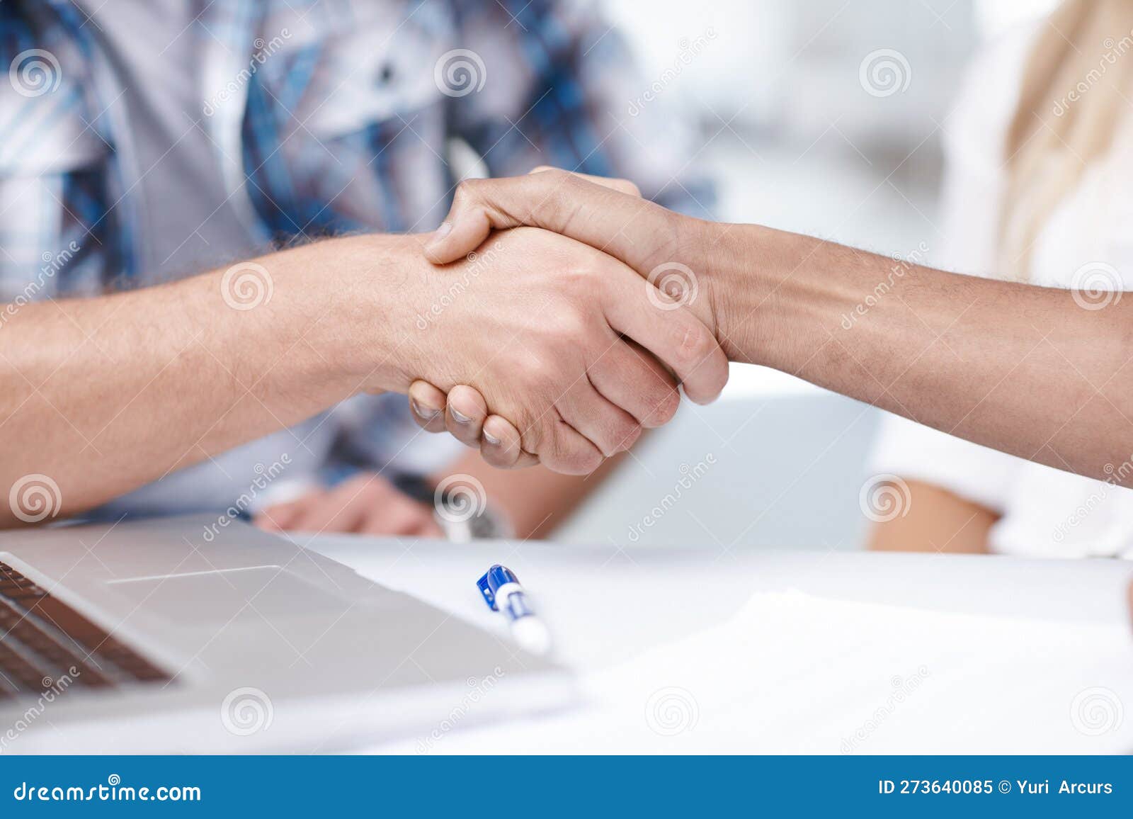 Congratulations are in Order - Great Job. Two Businessmen Shaking Hands ...