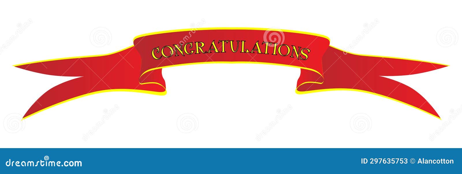 Congratulations Banner stock illustration. Illustration of decor ...