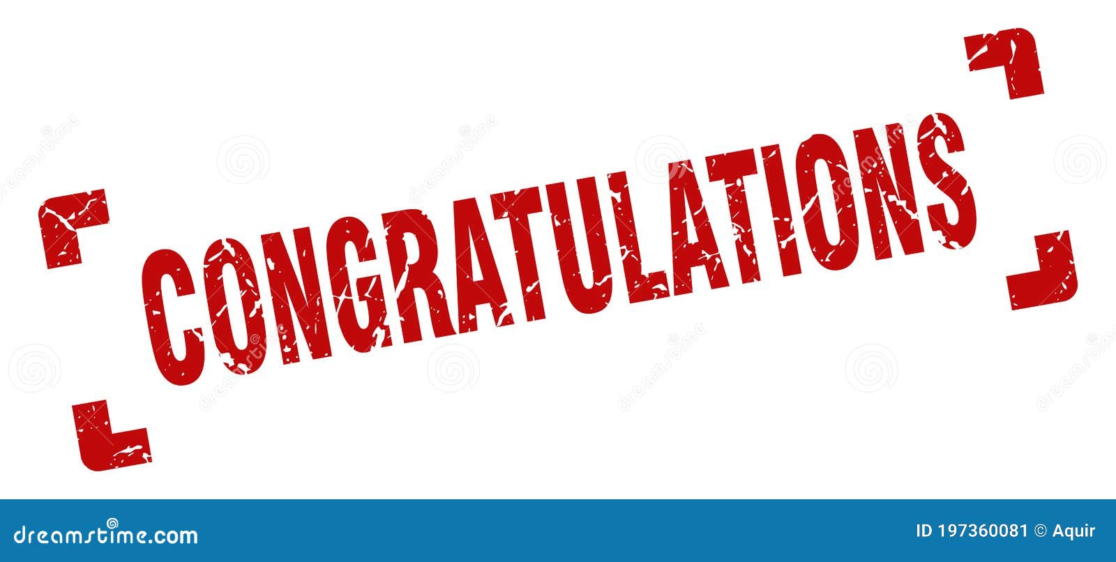 Congratulations Stamp Red Rubber Stamp On White Background ...