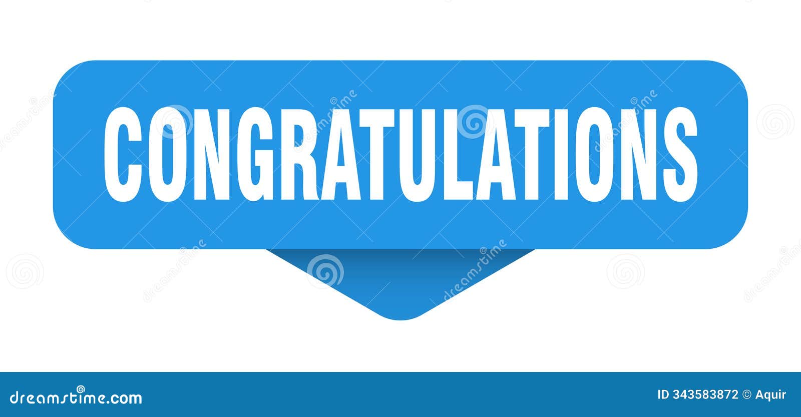 Congratulations Sticker. Congratulations Label Cartoon Vector ...