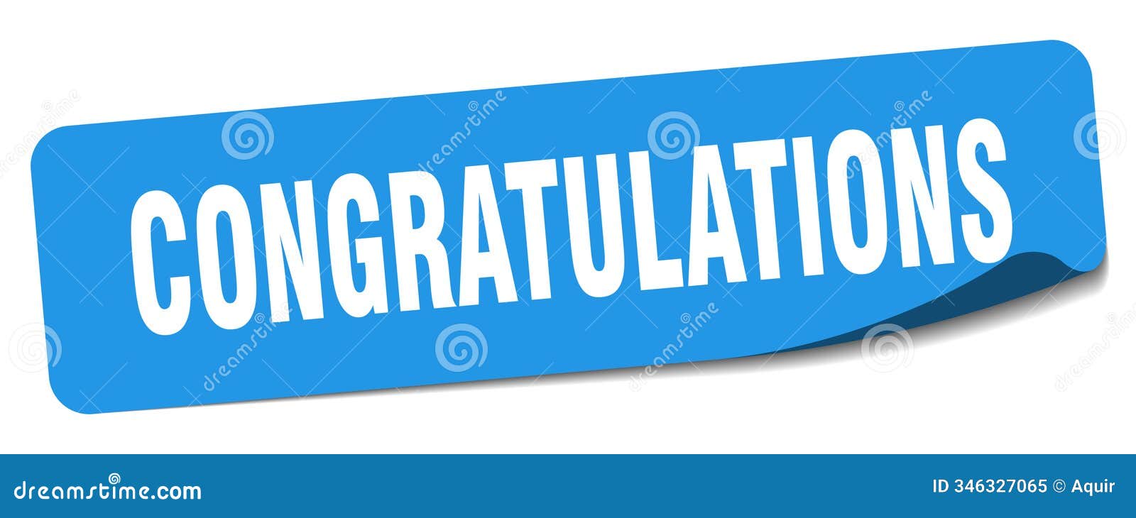 Congratulations Sticker. Congratulations Label Cartoon Vector ...