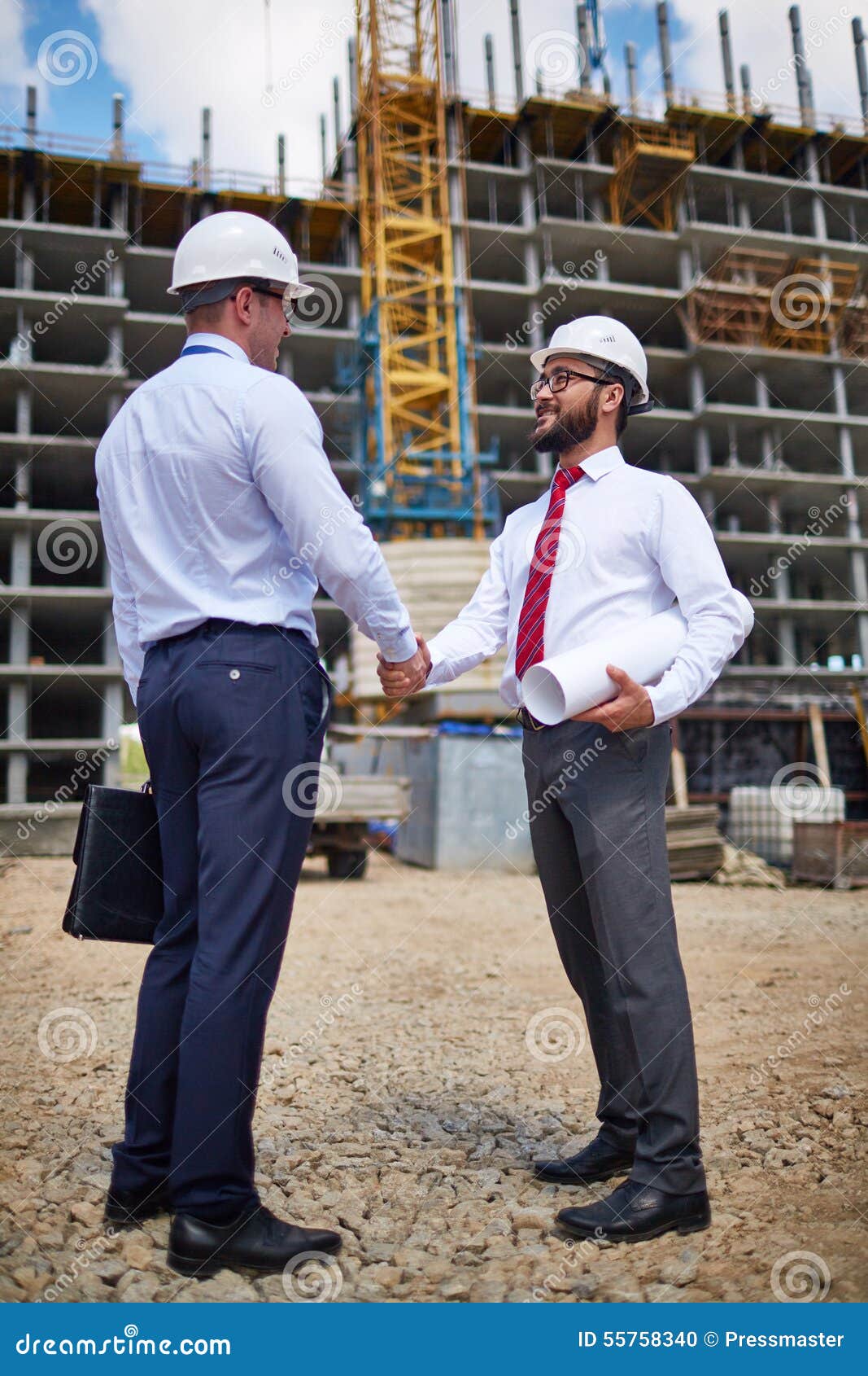 Congratulations stock photo. Image of team, outdoor, agreement - 55758340