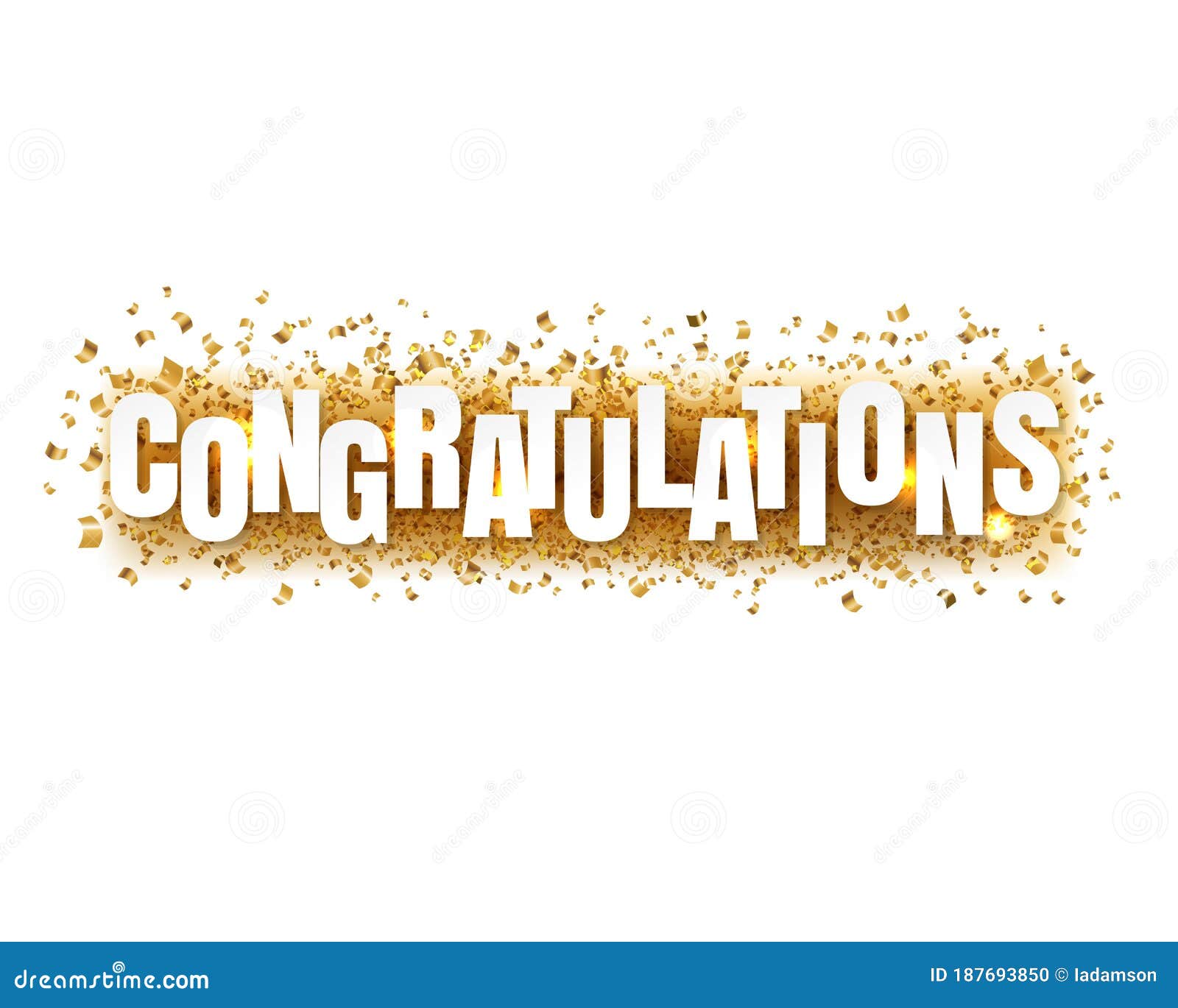 Congratulations Text With Paint Splattered Lettering Royalty-Free Stock ...