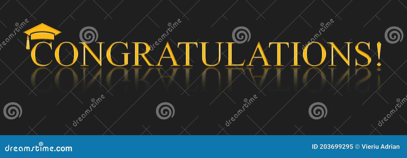 Congratulations Students And Big Books Vector Illustration ...