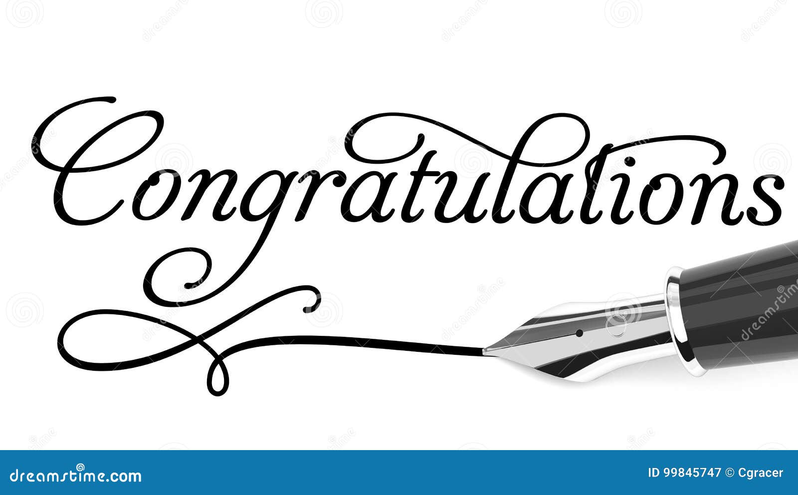 Congratulations Card Stock Illustration Illustration Of Good 99845747