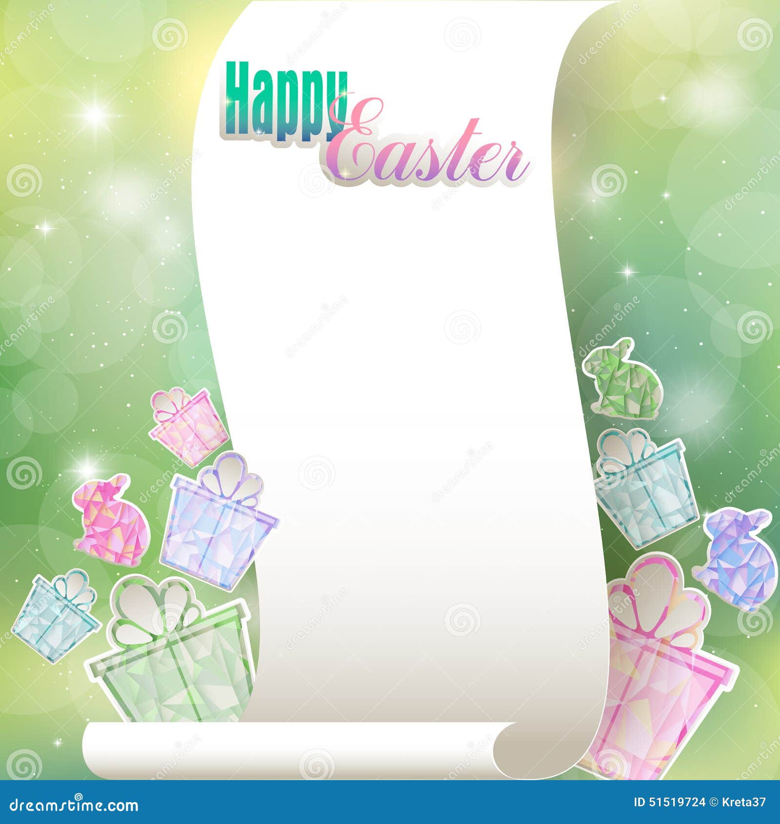 Congratulations To the Holiday of Easter Stock Vector - Illustration of ...