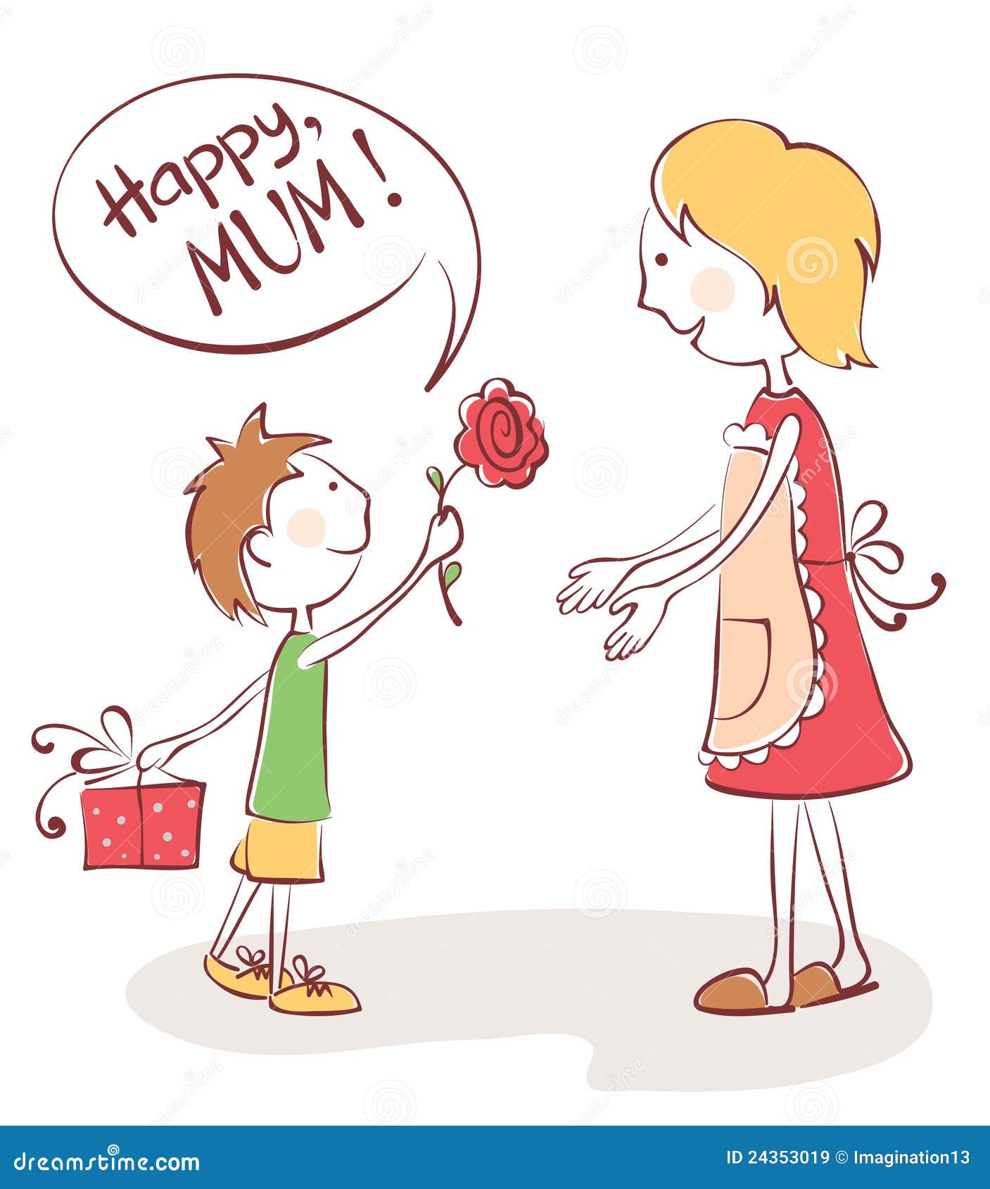 Congratulations to mom stock vector. Illustration of celebration - 24353019