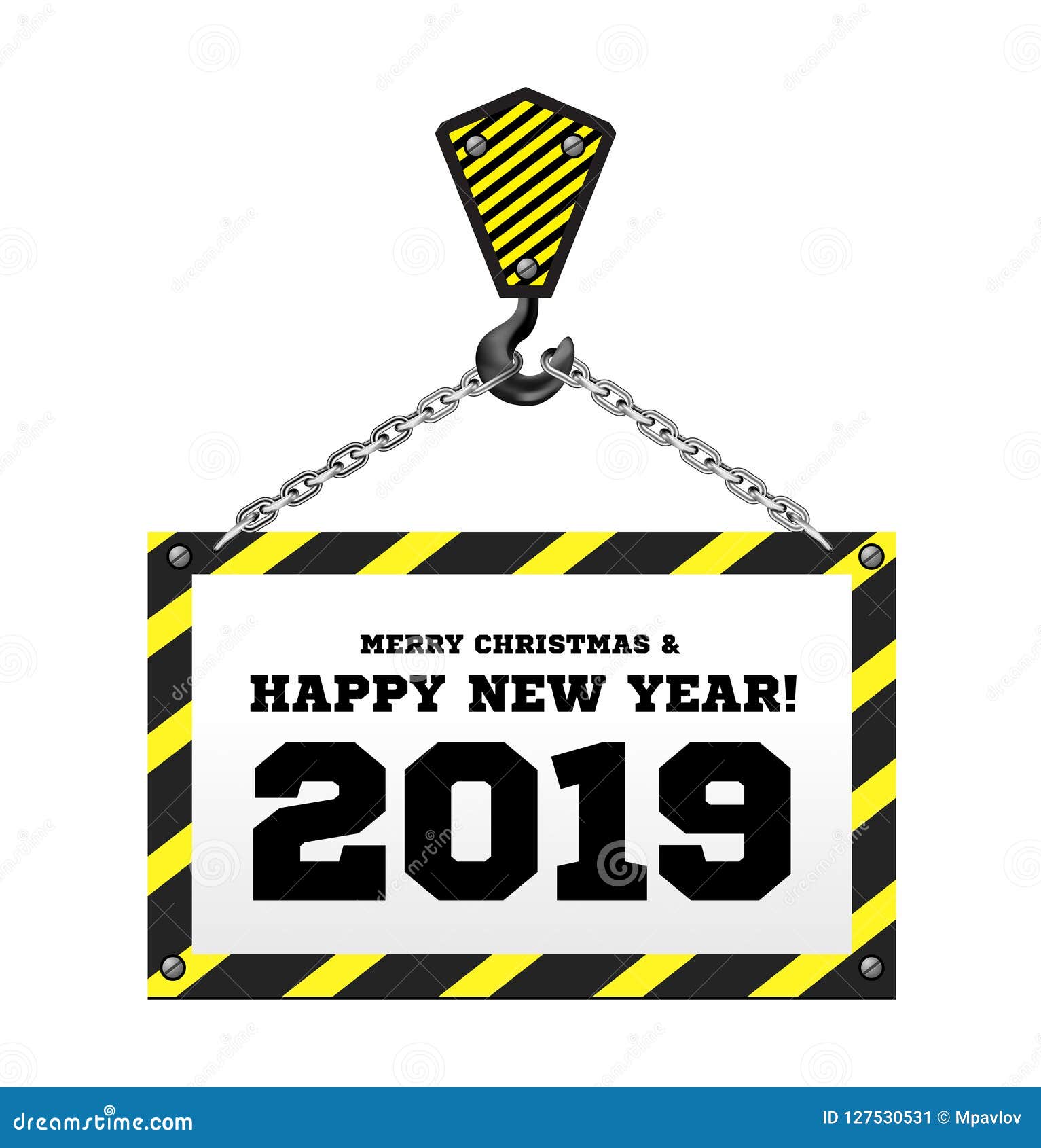 Congratulations To the New Year 2019 on the Background of a ...