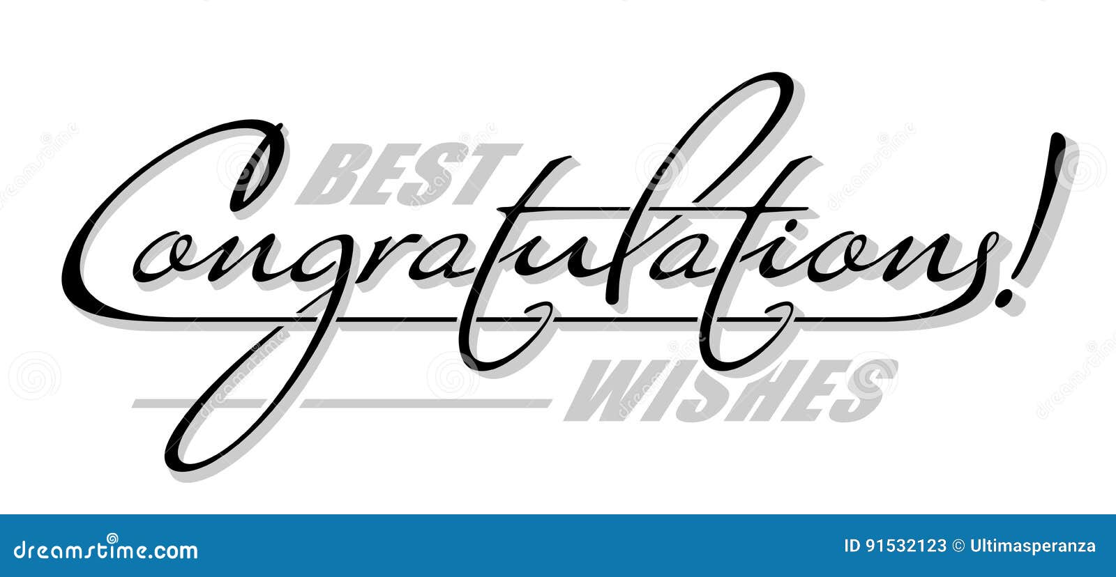 Underscore Handwritten Text "Happy Celebrating Anniversary" With Shadow ...