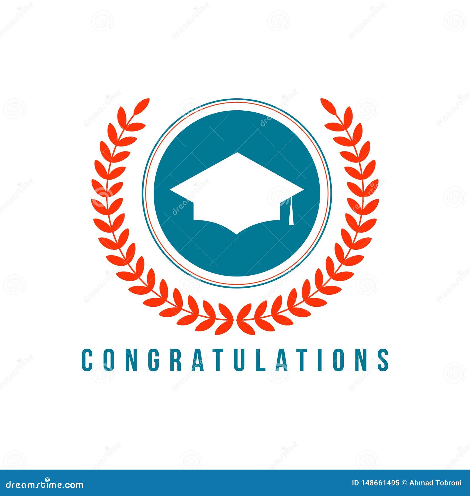 Congratulations Vector Template Design Illustration Stock Vector ...