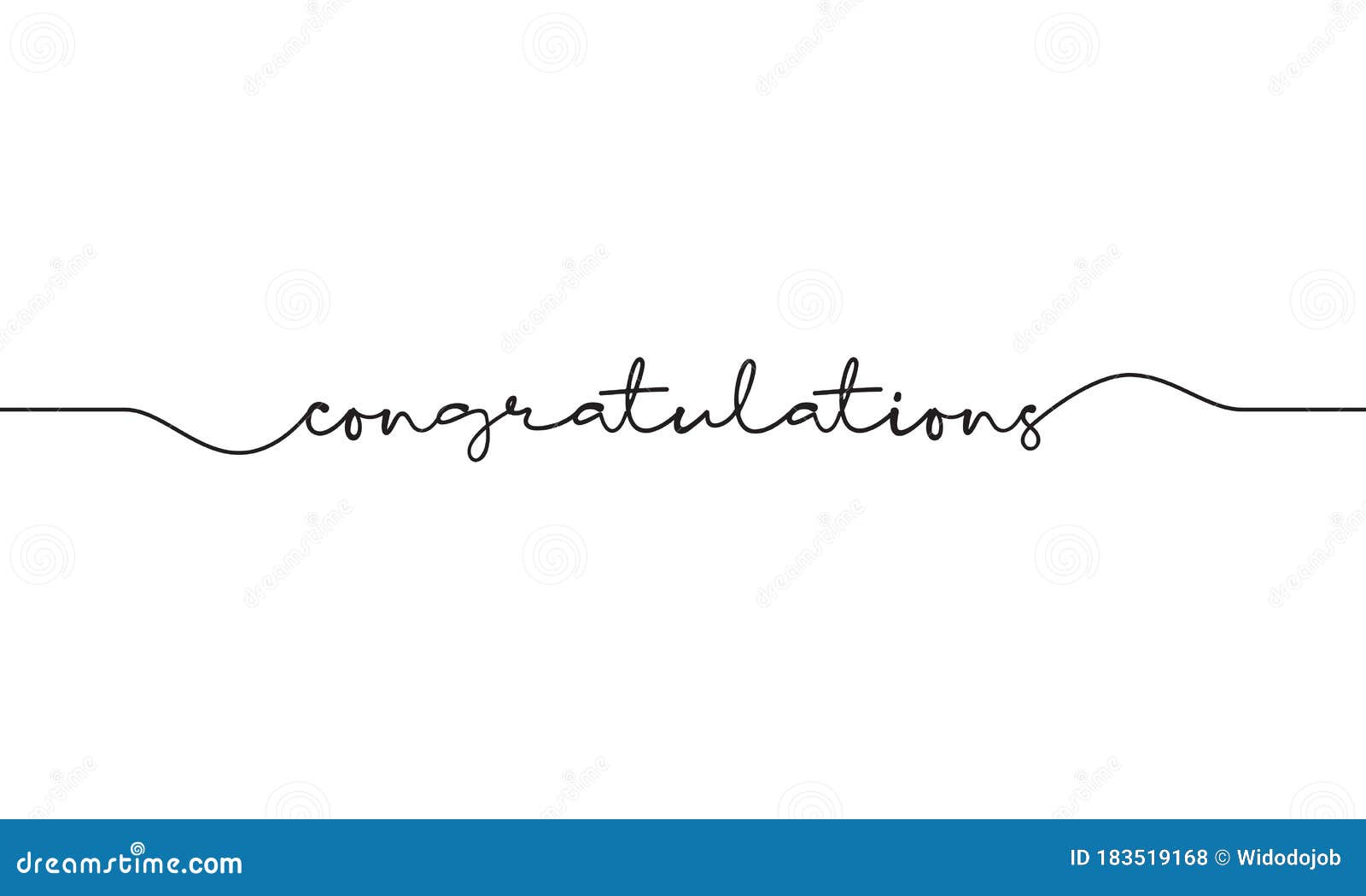 Congratulations Word Handwritten Stock Vector - Illustration of ...
