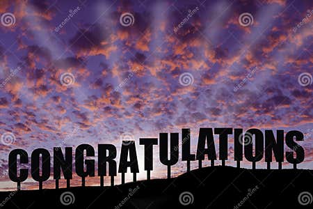 Congratulations stock image. Image of happiness, concept - 46728965