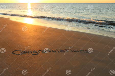Congratulations stock photo. Image of ocean, congratulations - 69362004