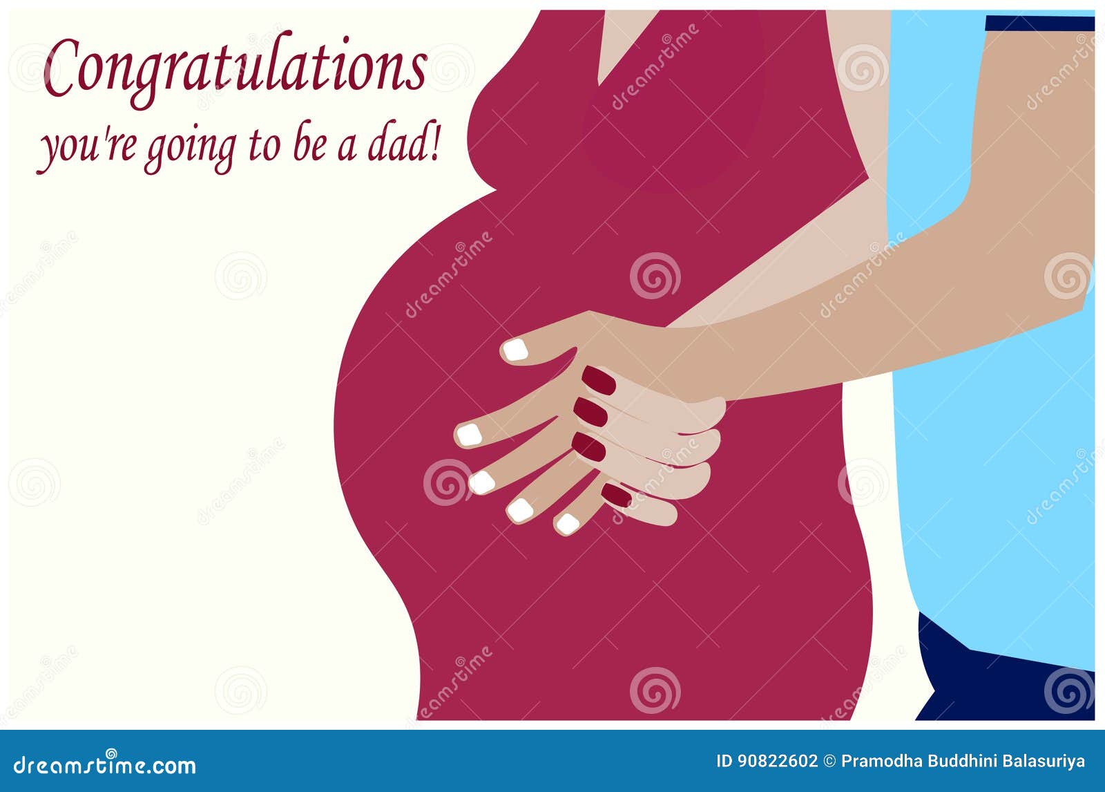 Congratulations You are Going To Be a Dad Stock Vector - Illustration ...