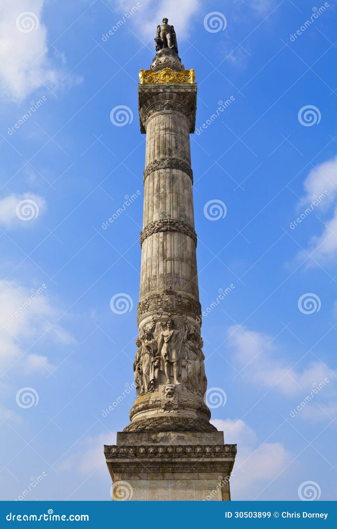 Congress Column in Brussels Stock Image - Image of cities, sights: 30503899
