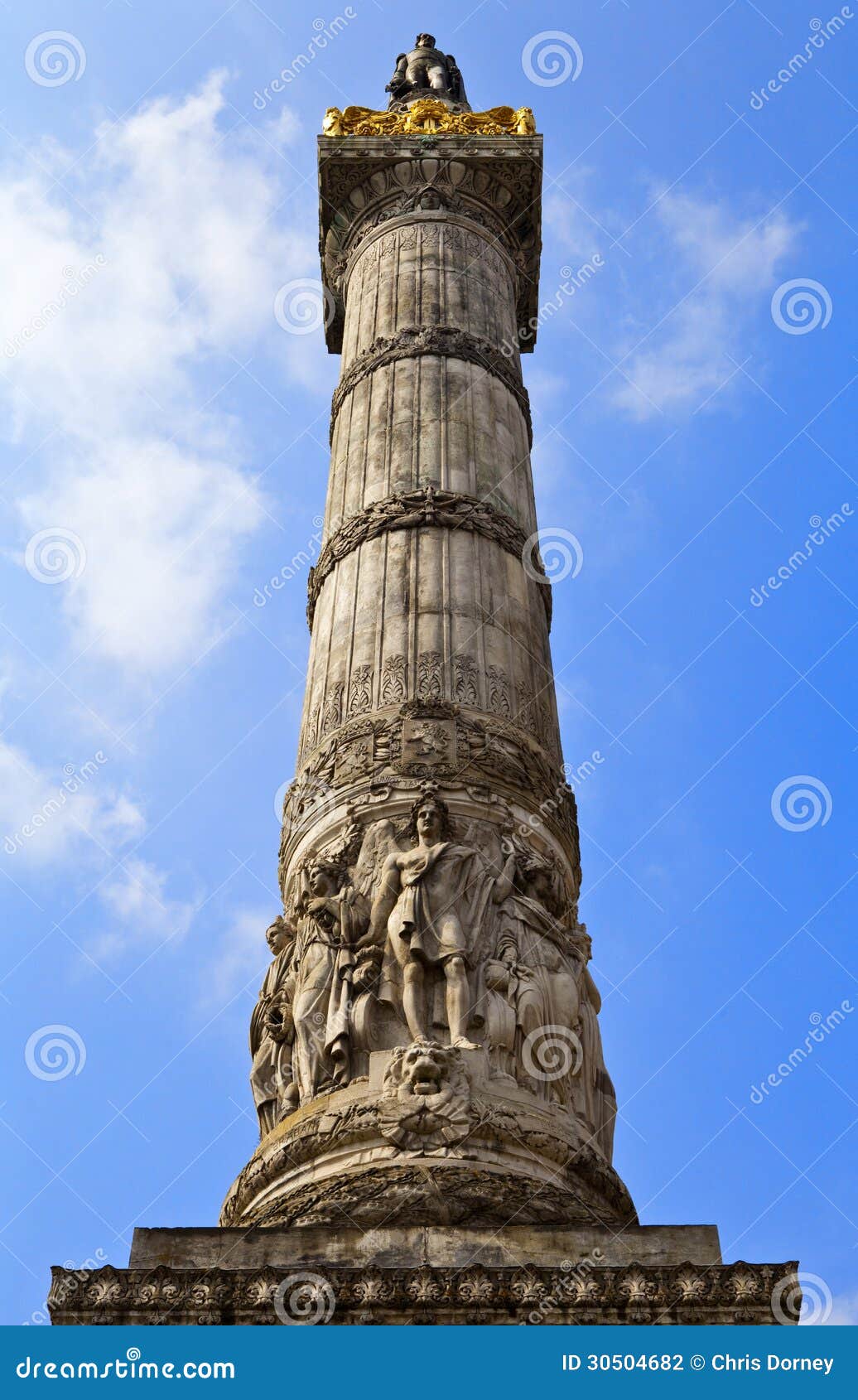Congress Column in Brussels Stock Photo - Image of colonne, belgian ...