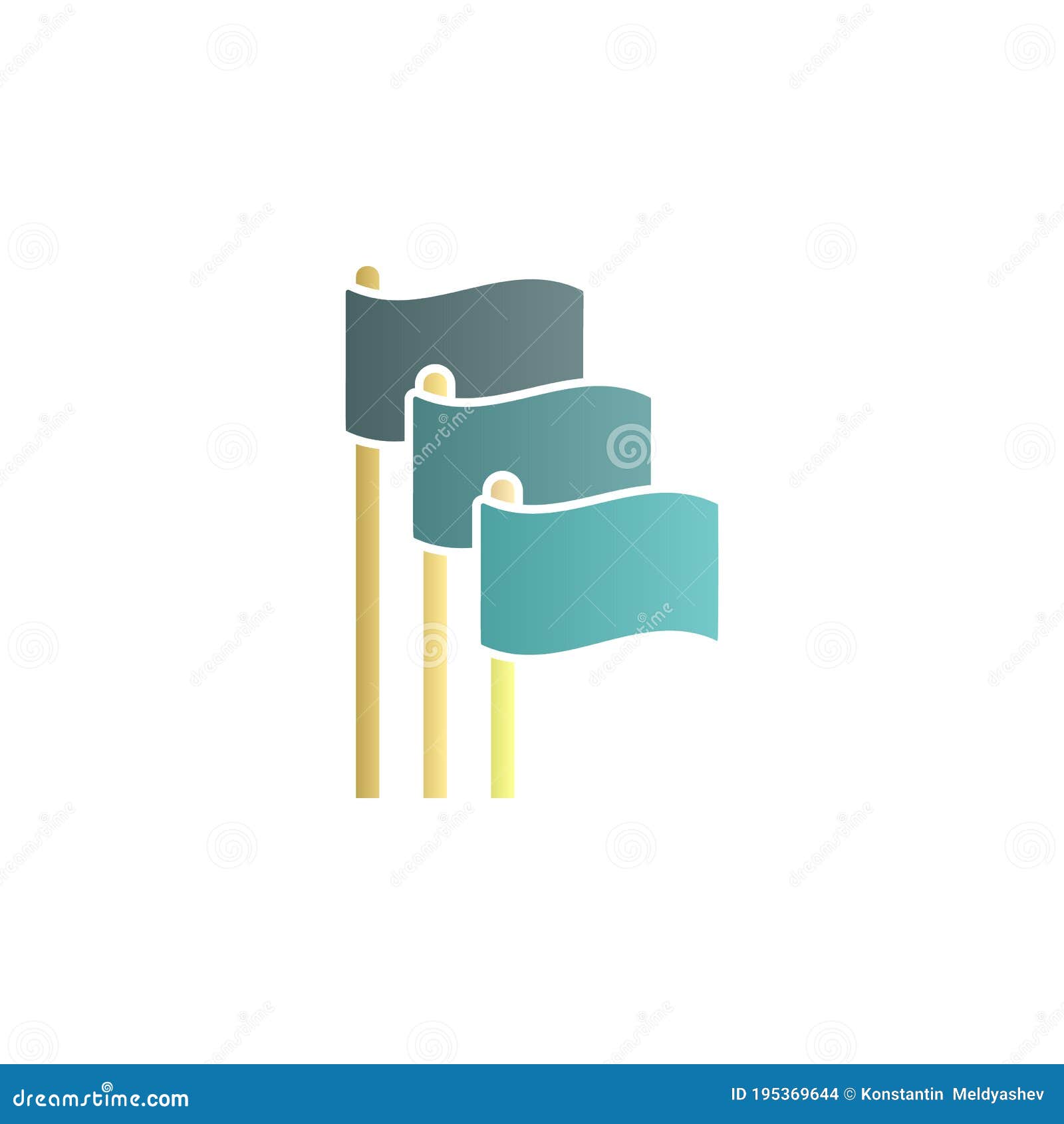 Congress, Flag Color Gradient Vector Icon Stock Illustration ...