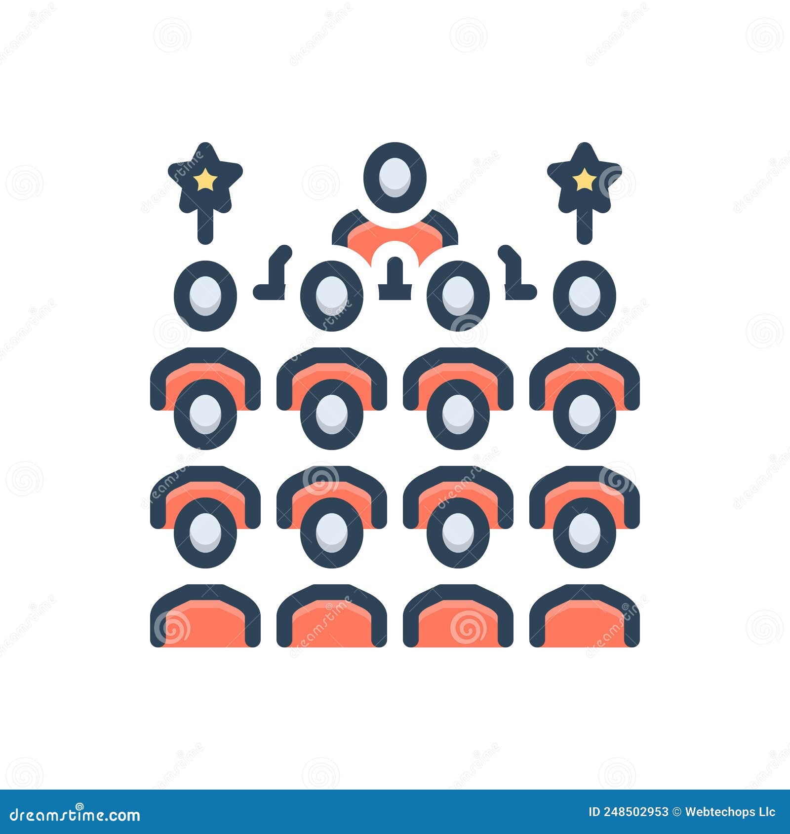 Color Illustration Icon for Congress, Conference and Convention Stock ...
