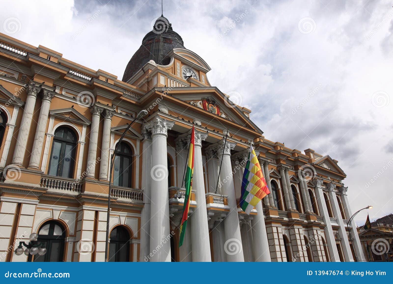 Congress in La Paz, Bolivia Stock Photo - Image of political, colonial ...