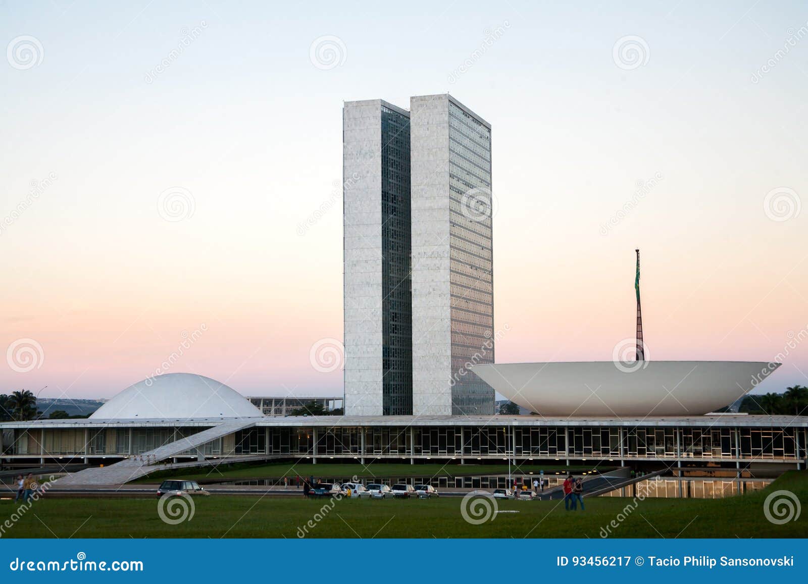 Congresso Nacional Brasileiro Fotografia Editorial - Imagem de ...