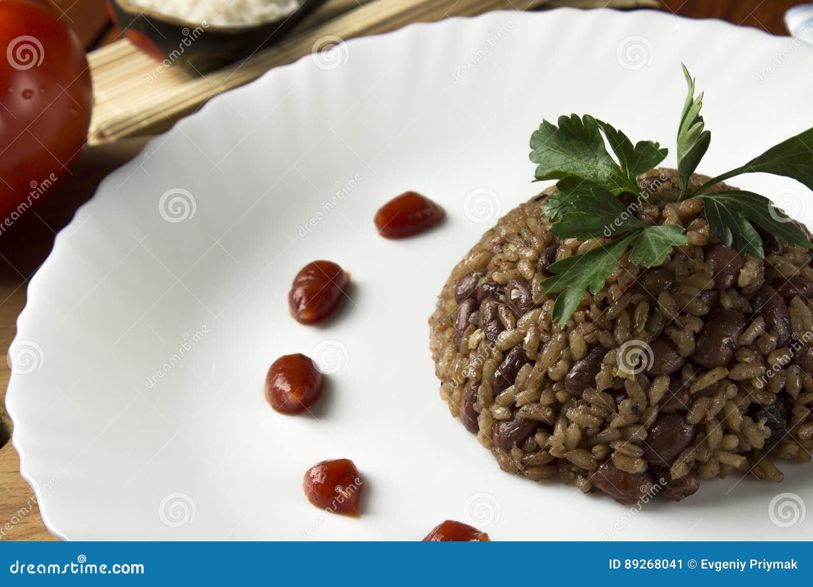 Congri stock image. Image of cassava, cuba, calories - 89268041