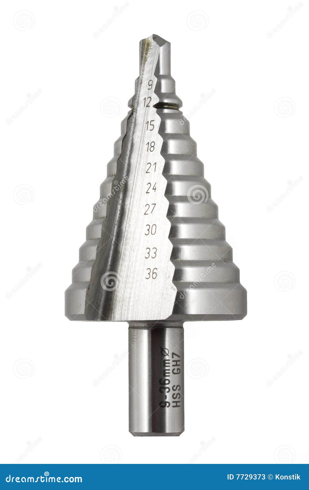 Conic drill stock image. Image of repair, drill, metal - 7729373