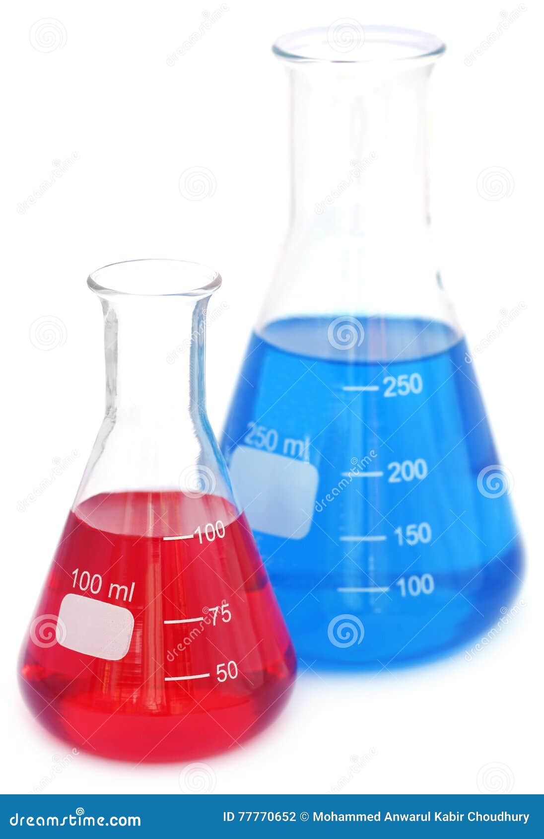 Conical Flask And Glass Test-tubes Stock Image | CartoonDealer.com ...