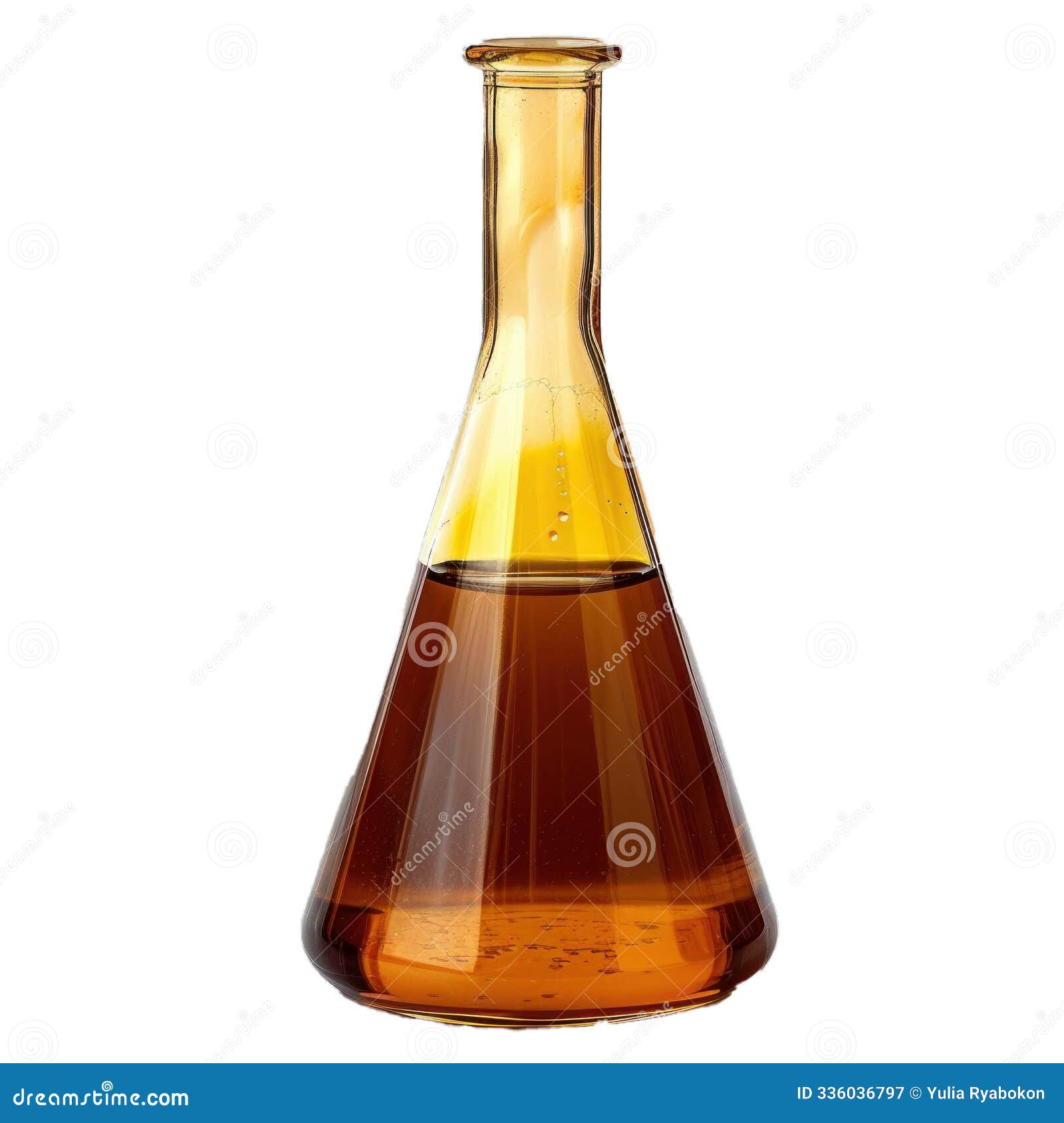 A Chemical Solution Bubbling Over As It Reacts With Another Substance ...