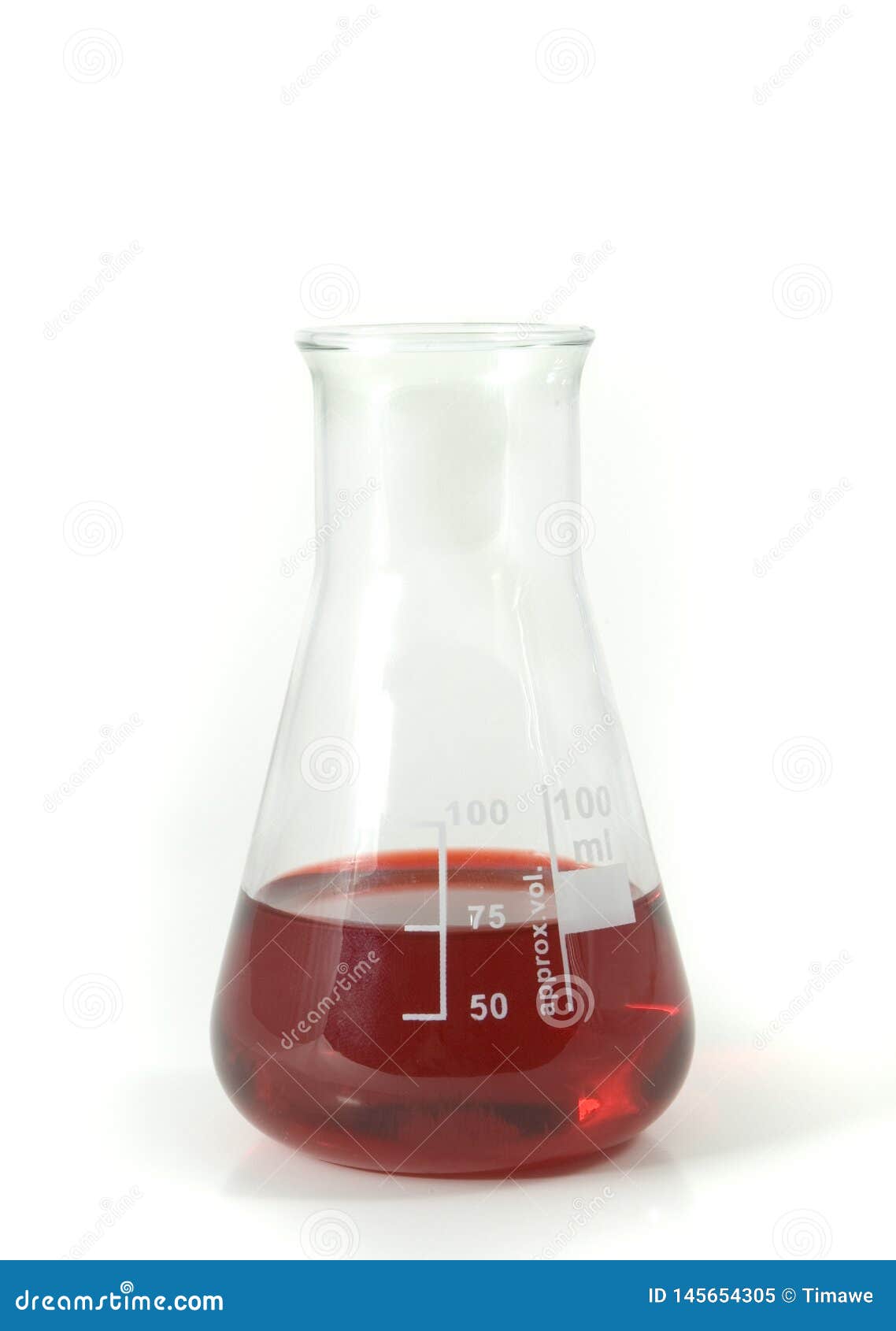 Conical Flask stock image. Image of container, chemistry - 145654305