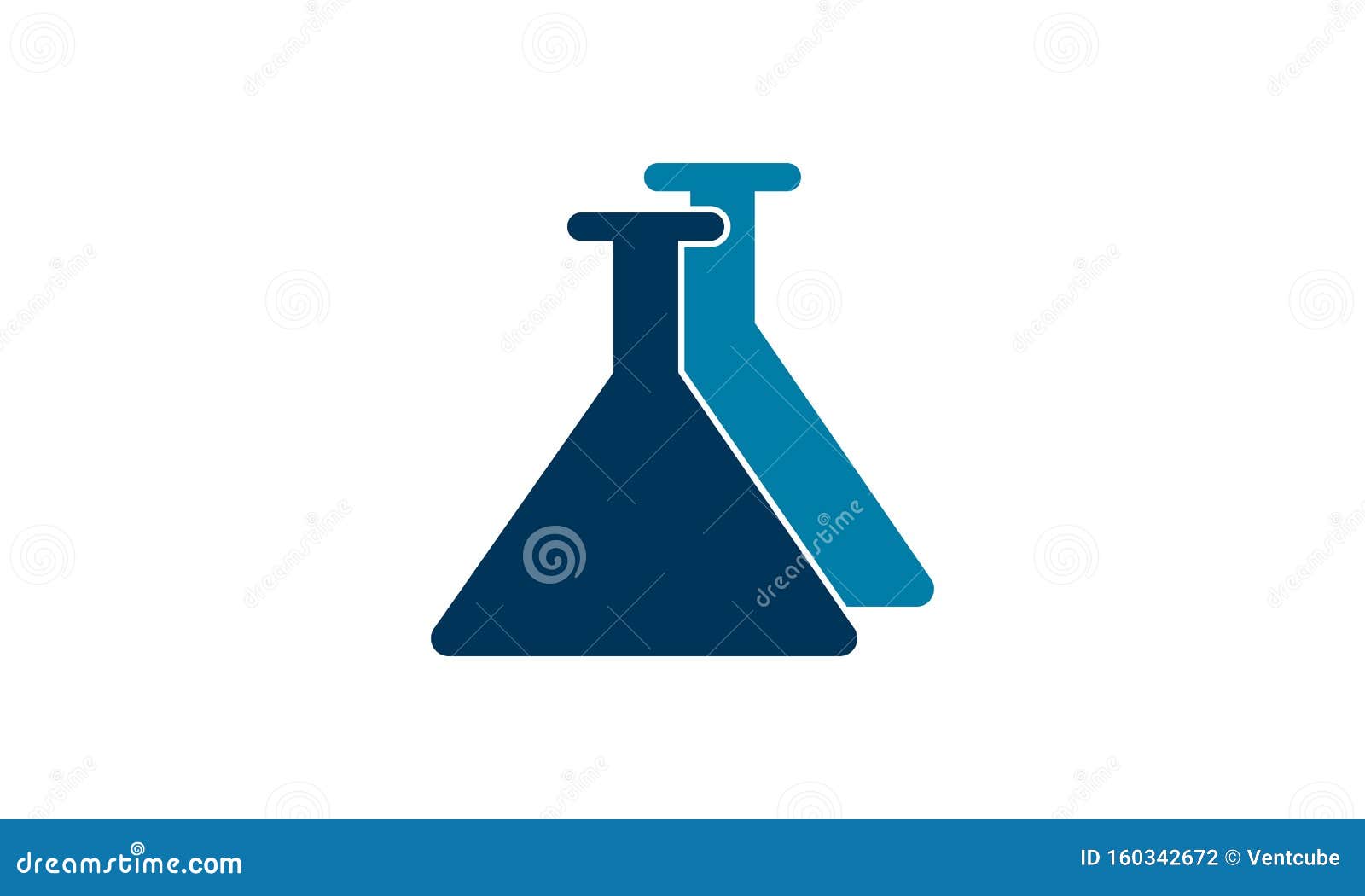 Conical Flask Icon Vector, Illustration Logo Template in Trendy Style ...
