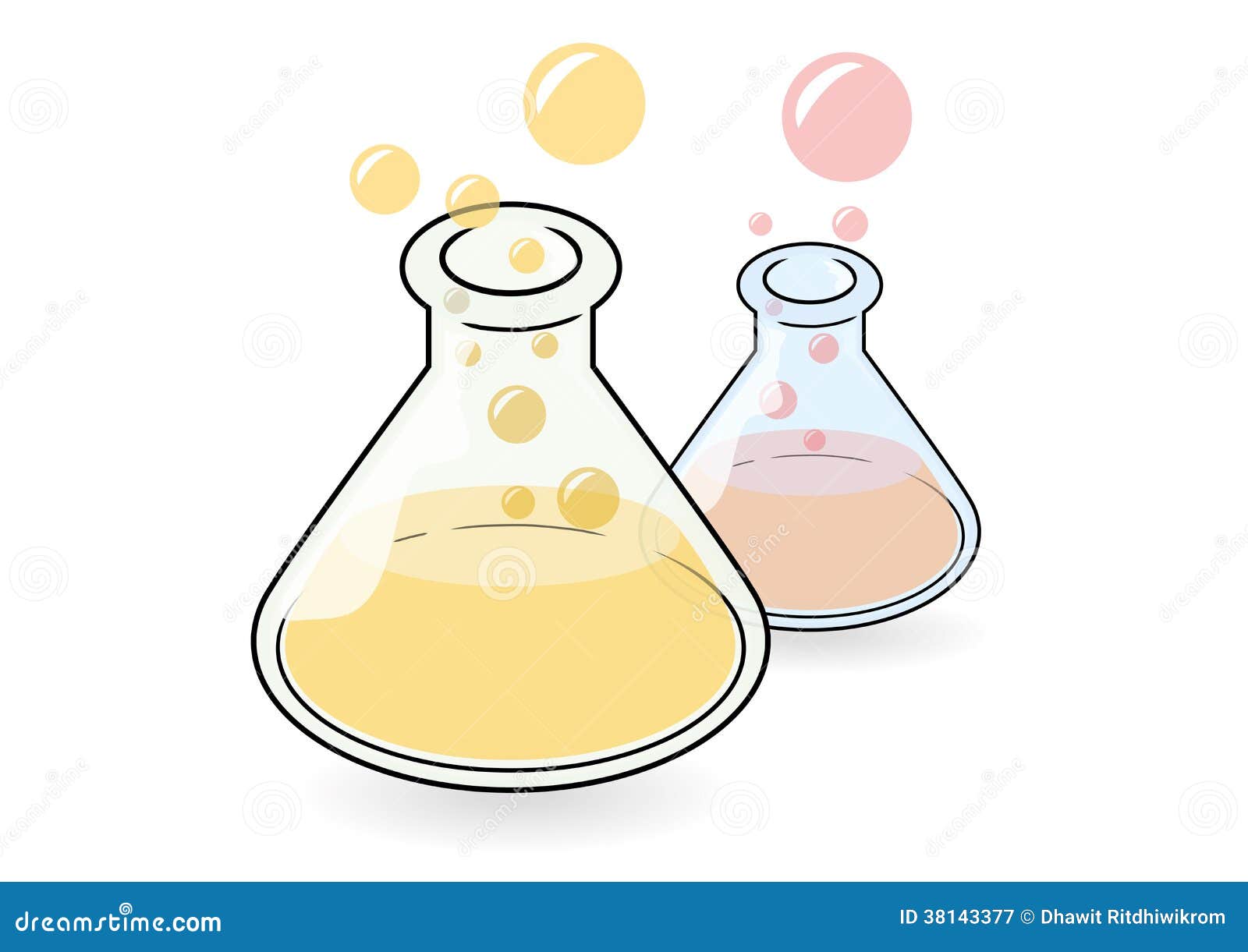 Conical Flask Cartoon Vector | CartoonDealer.com #38143377