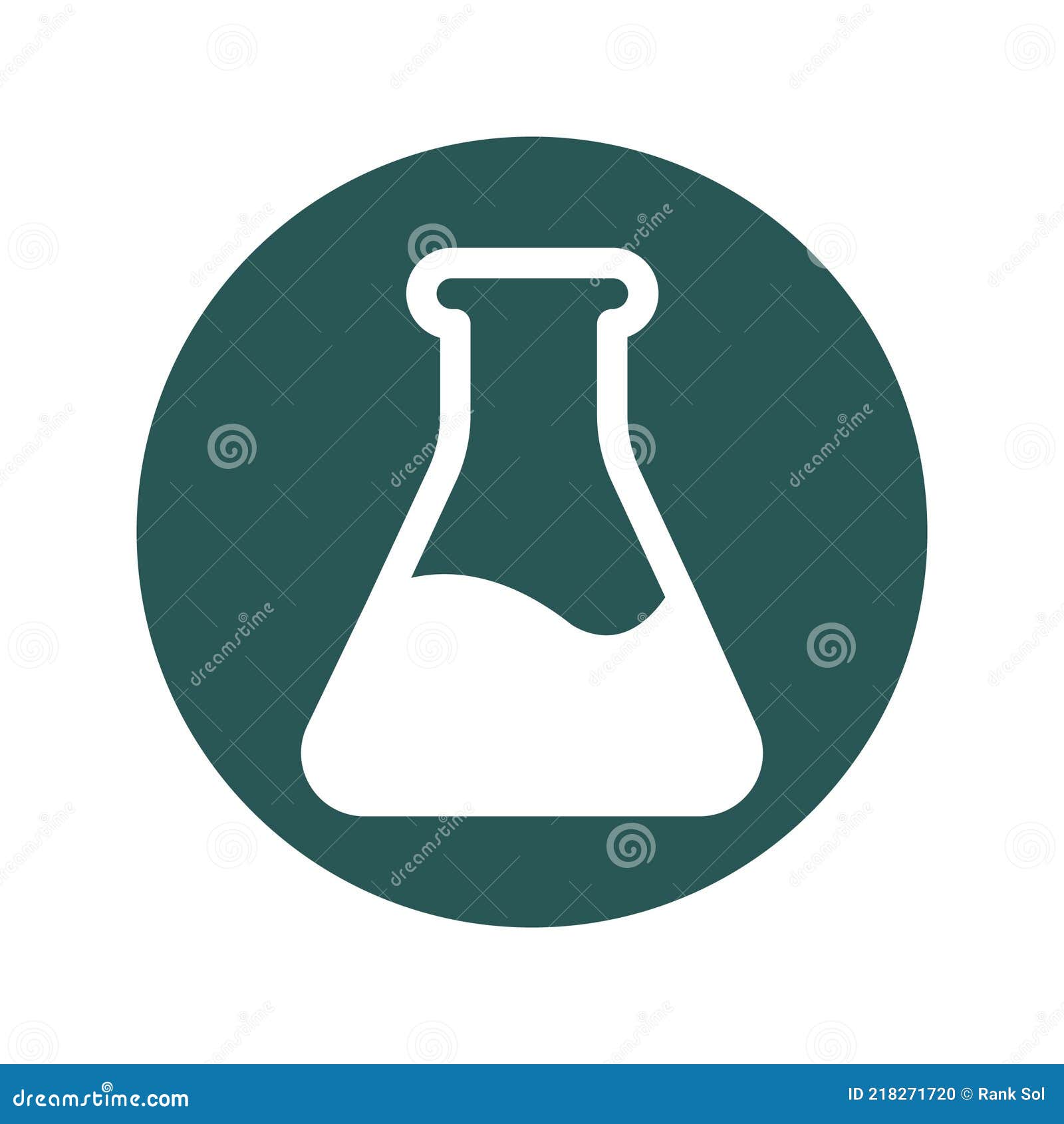 Conical Flask Vector Icon Which Can Easily Modify or Edit Editorial ...
